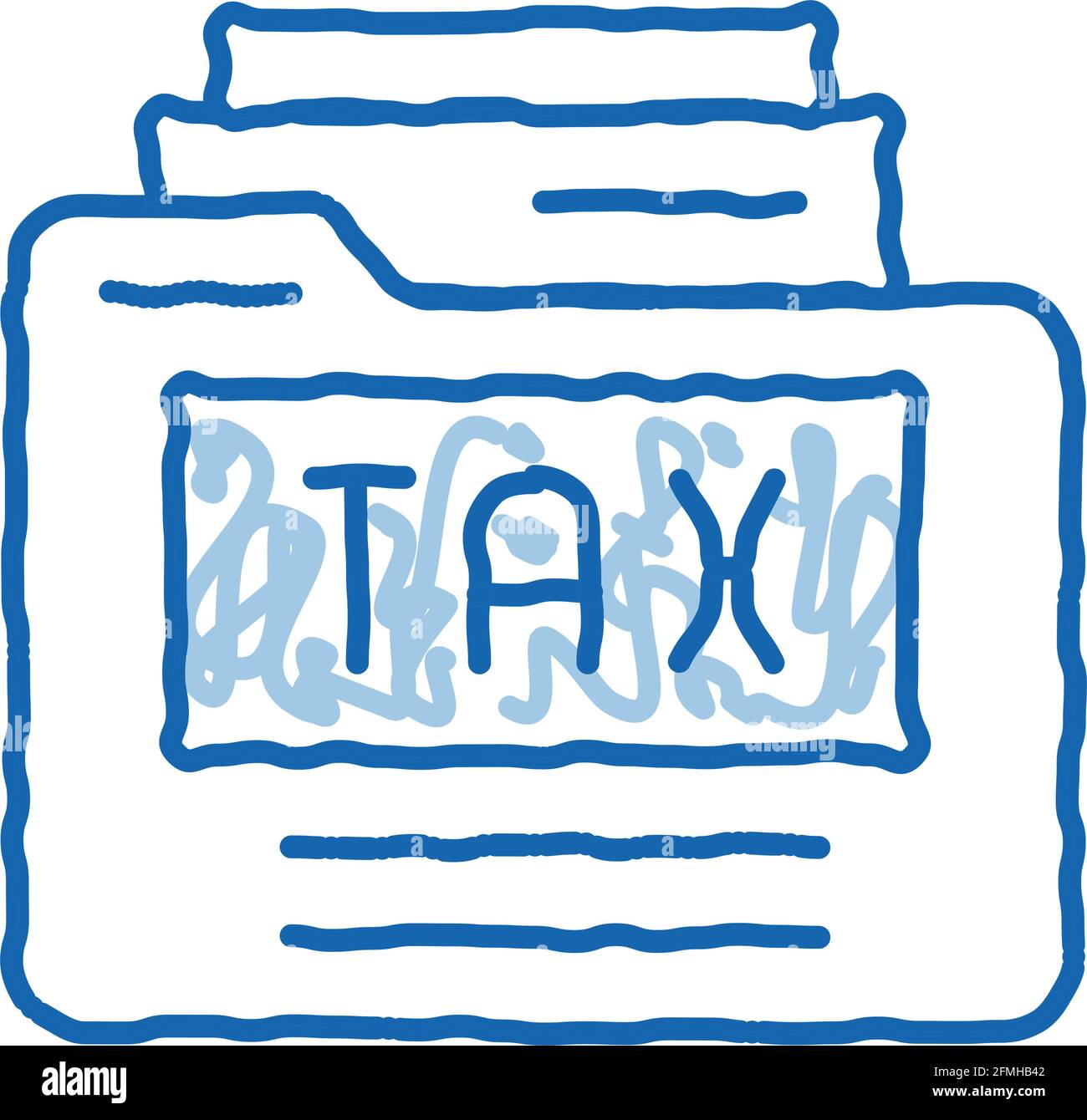Tax Archive doodle icon hand drawn illustration Stock Vector Image ...