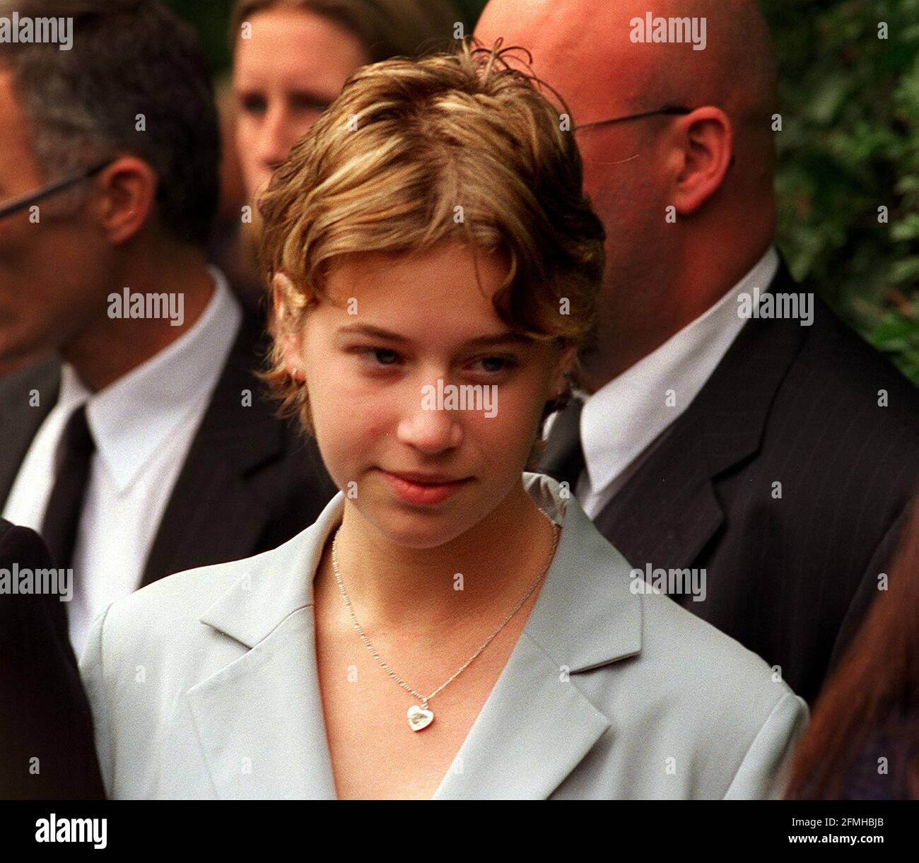 Nikki Rollason daughter of Helen Rollason arriving for her mothers ...