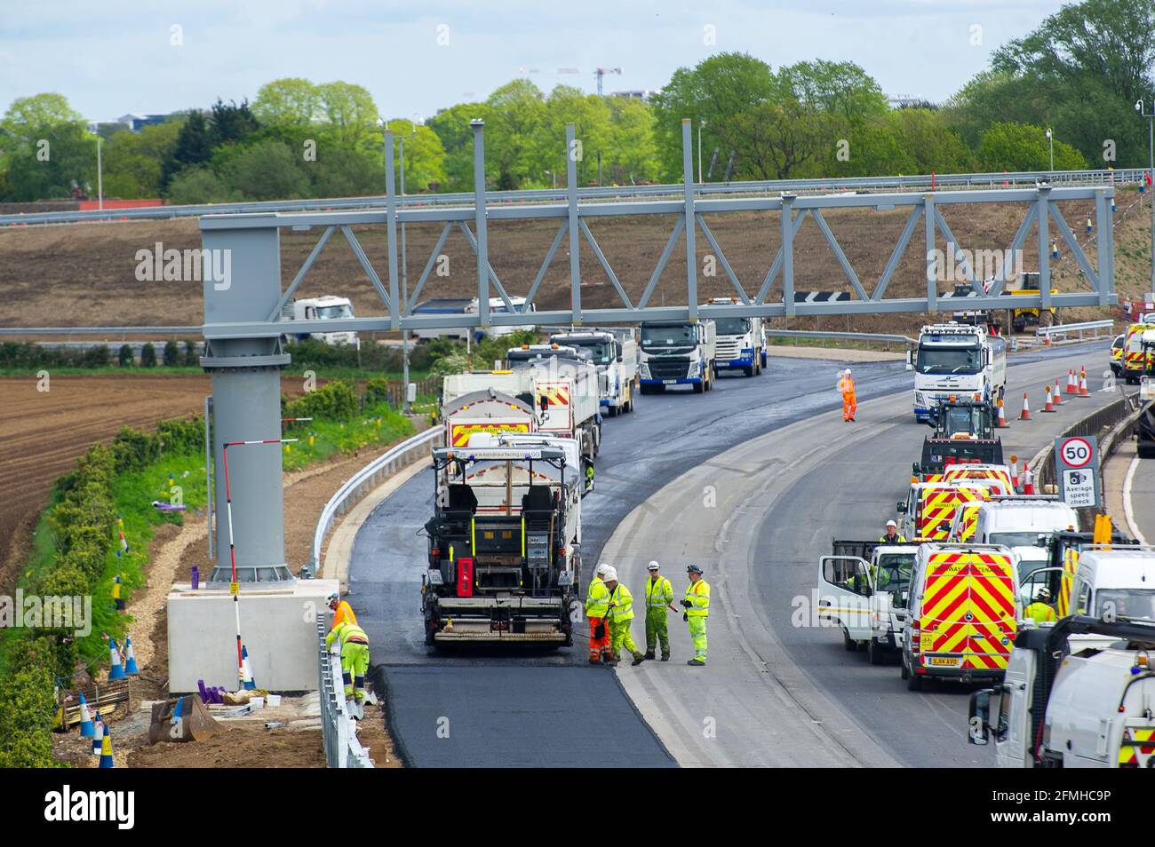 M4 Motorway Construction High Resolution Stock Photography and Images ...