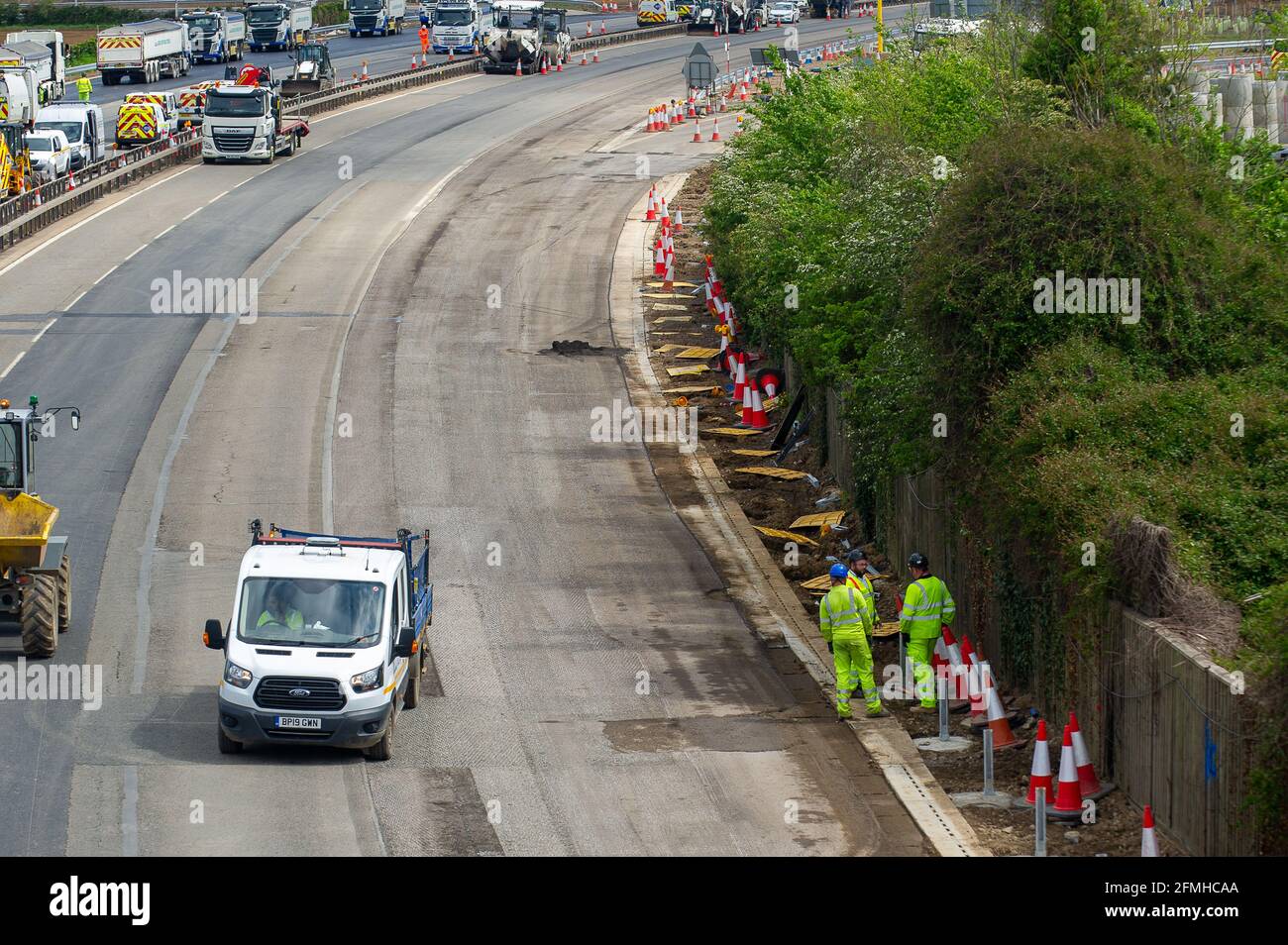 M4 Motorway Construction High Resolution Stock Photography and Images ...