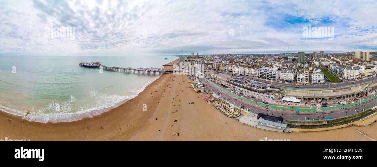 Brighton pier aerial hi-res stock photography and images - Alamy