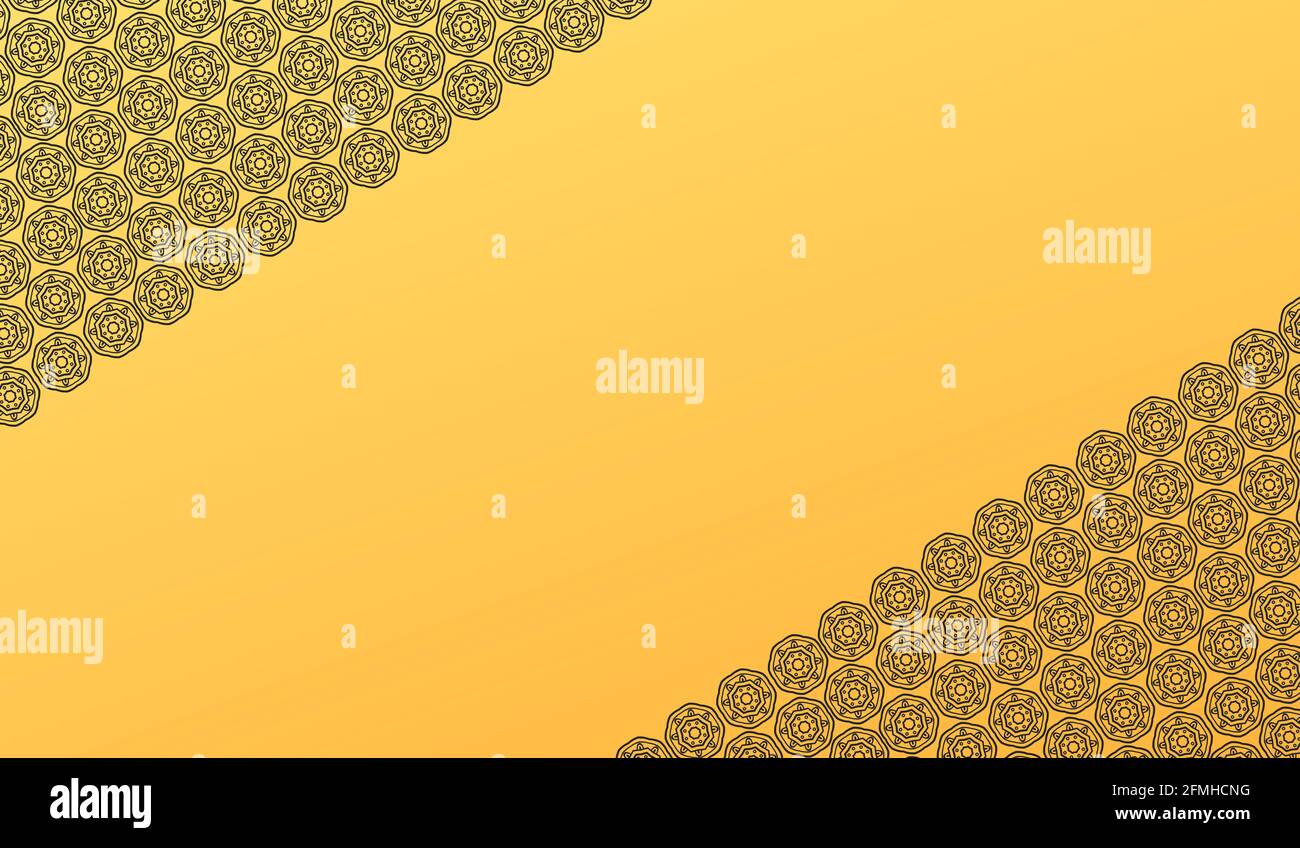 Islamic Orange background with octagonal stars Stock Photo - Alamy