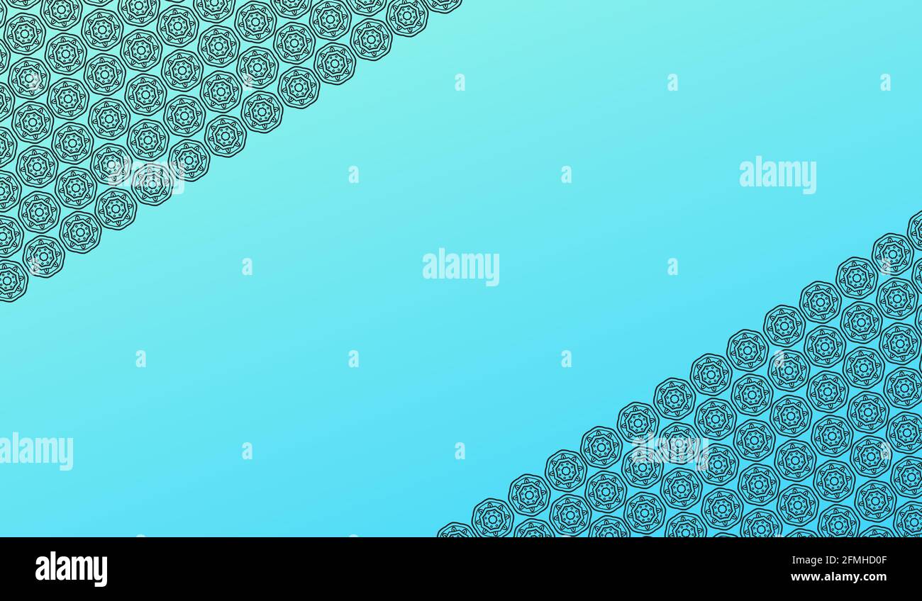 Islamic Blue background with octagonal stars Stock Photo - Alamy