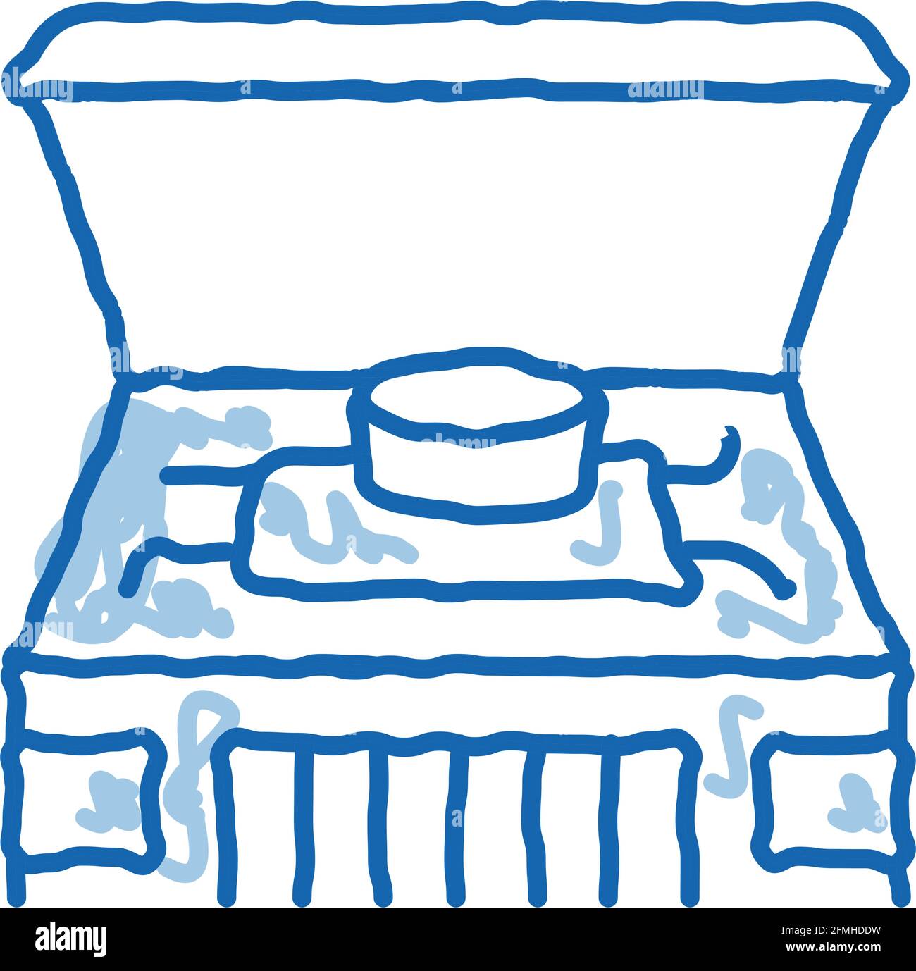 Car Engine doodle icon hand drawn illustration Stock Vector Image & Art ...