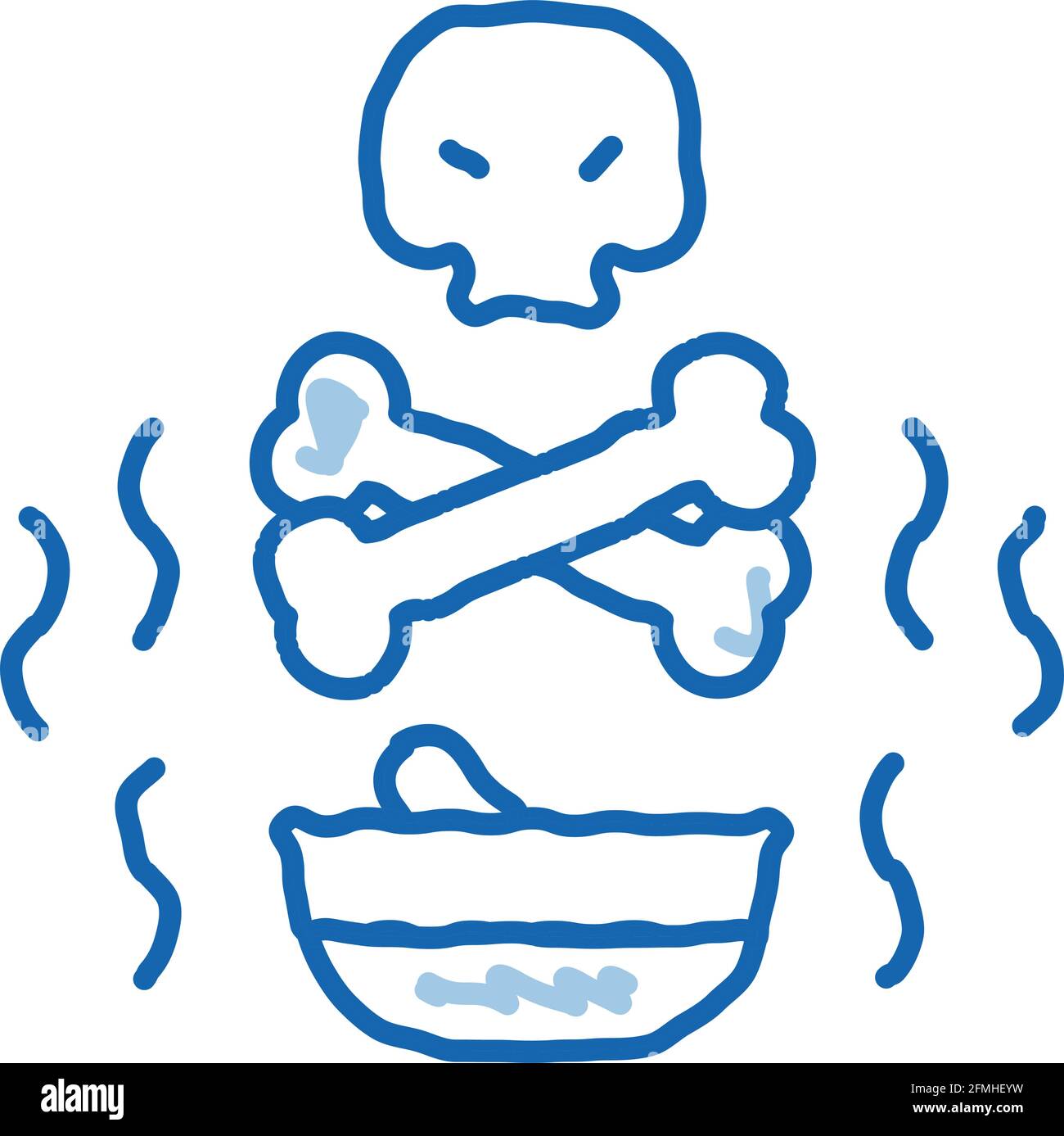 Deadly Poison doodle icon hand drawn illustration Stock Vector Image ...