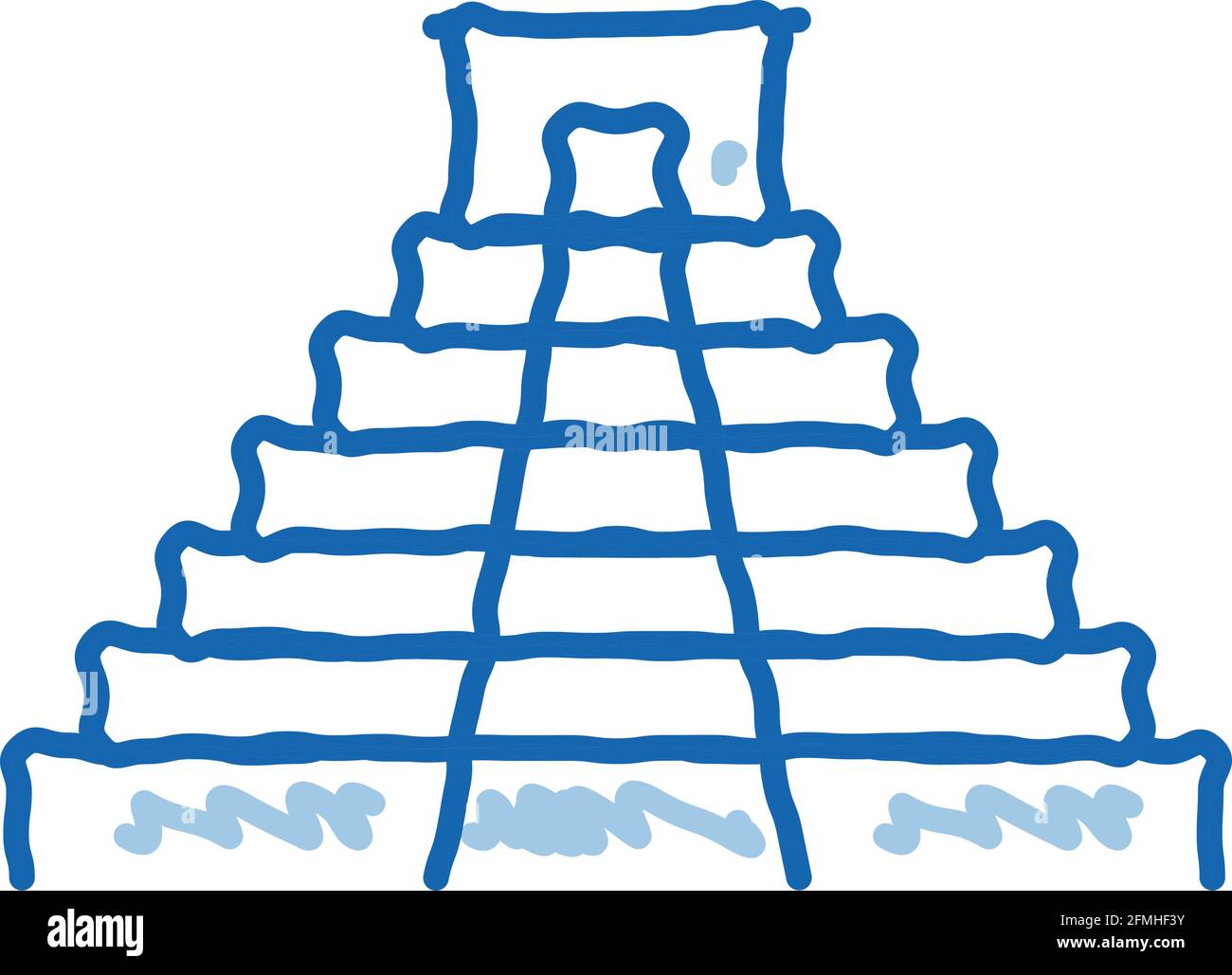 Temple doodle icon hand drawn illustration Stock Vector Image & Art - Alamy