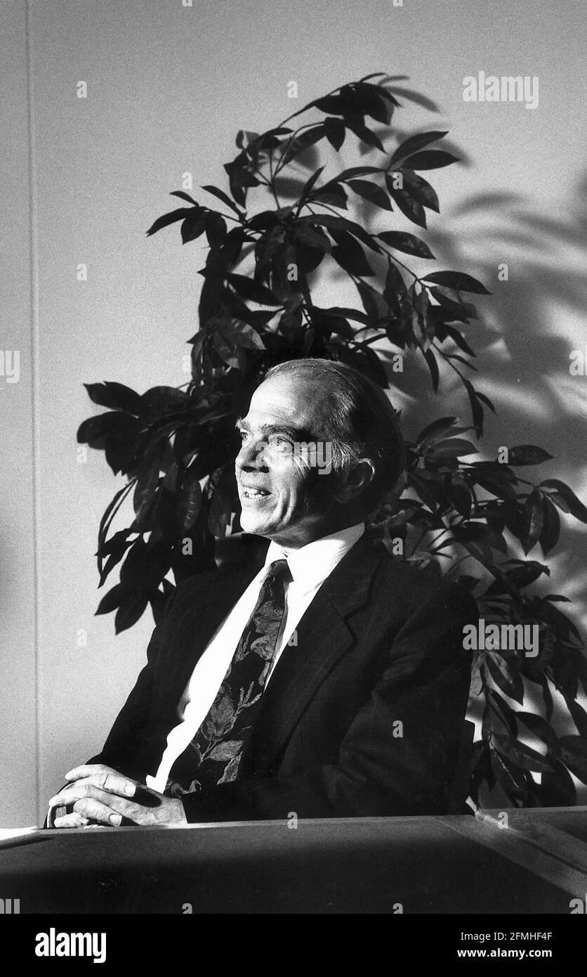 Bryan Carsberg Chairman of OFTEL Stock Photo - Alamy