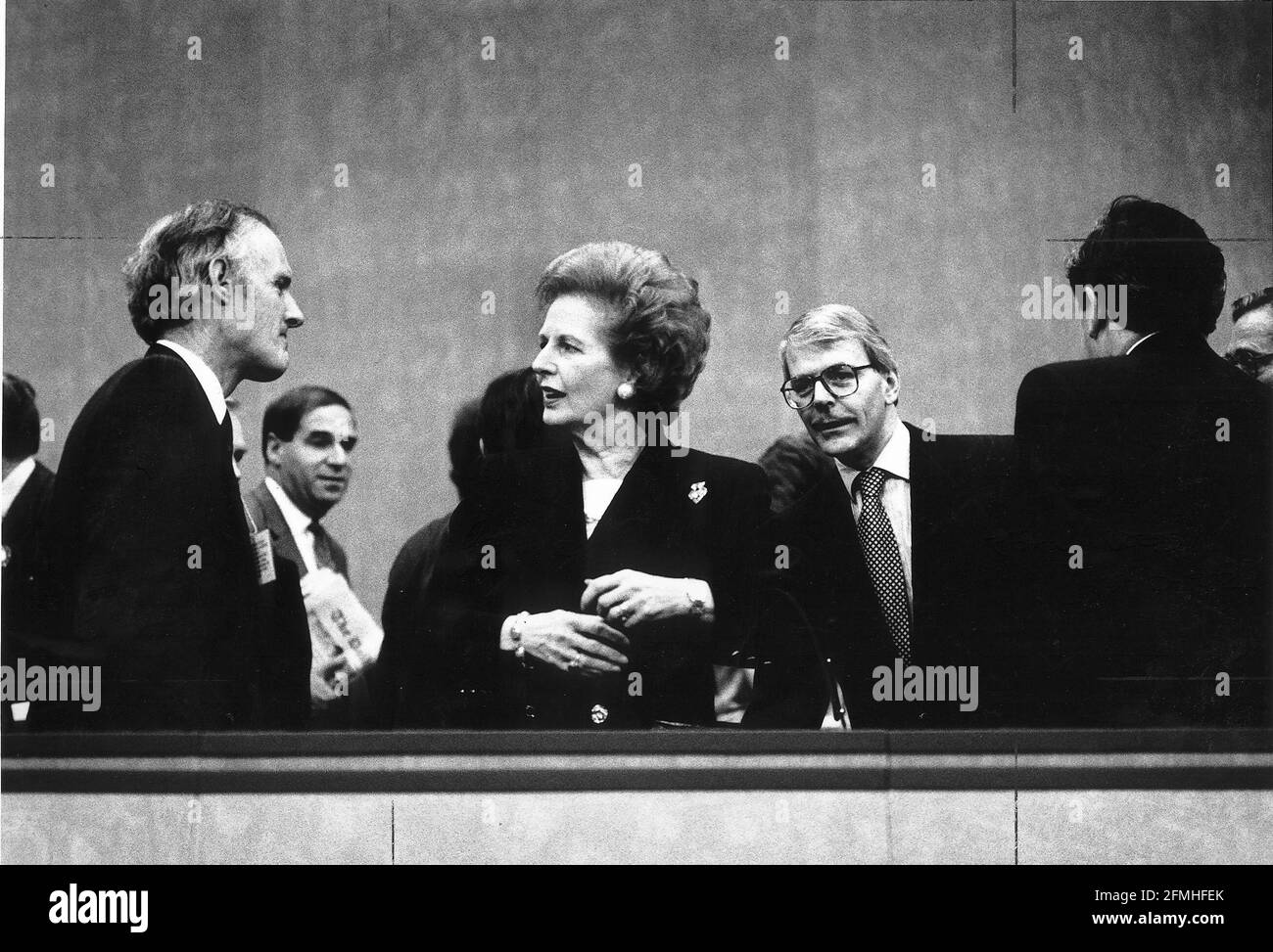 Margaret Thatcher at Tory Conference Stock Photo - Alamy