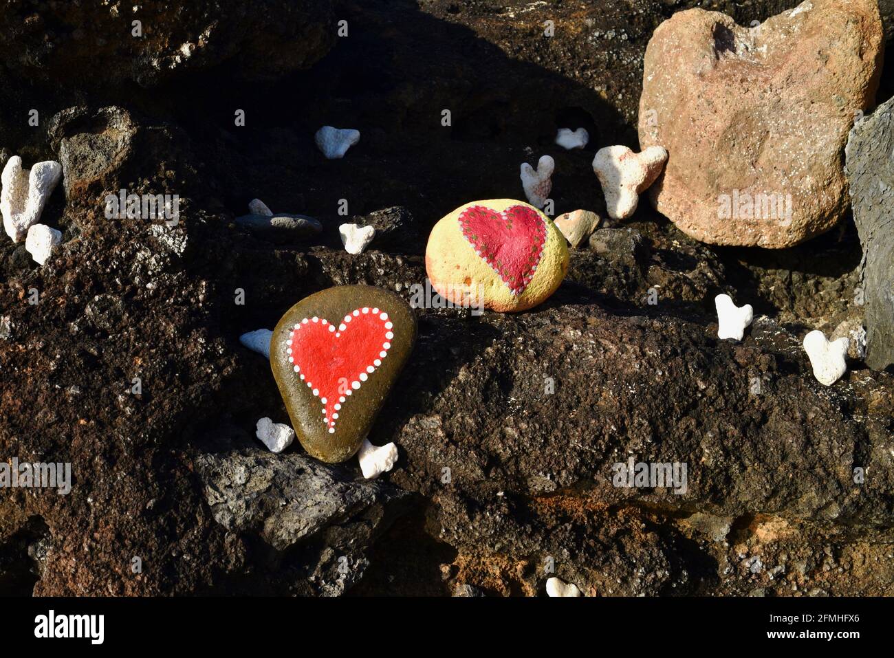 Heart stones hi-res stock photography and images - Alamy