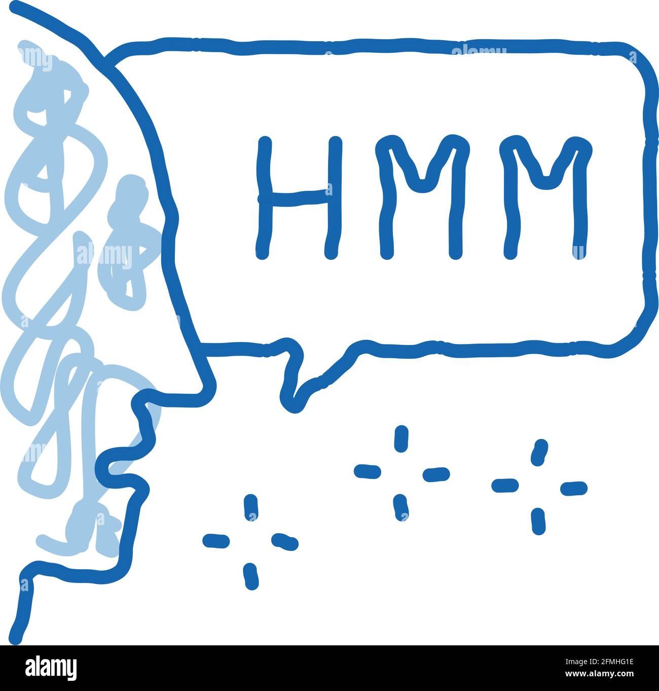 Spell Man doodle icon hand drawn illustration Stock Vector Image & Art ...