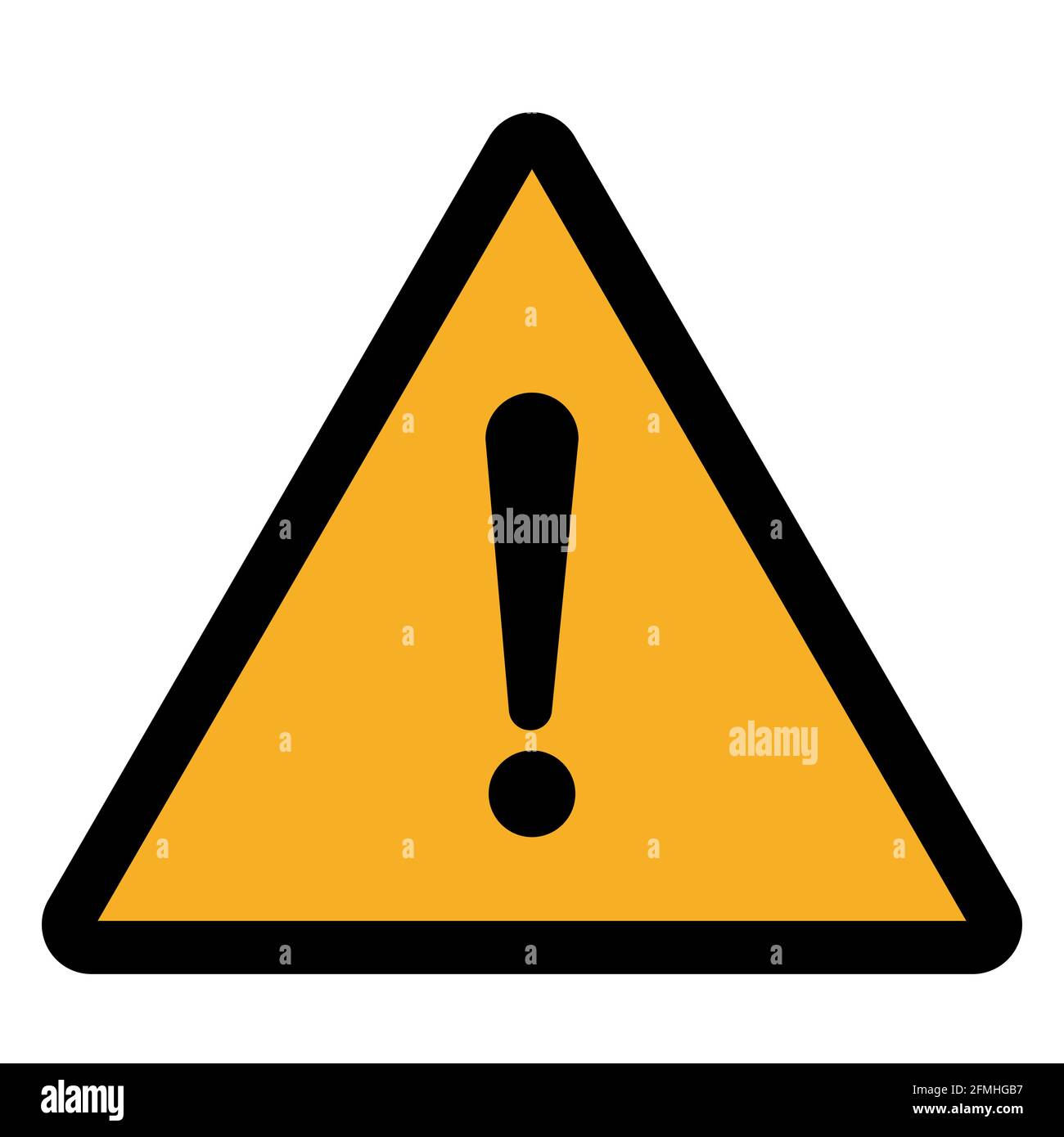 Yellow warning sign Stock Vector Image & Art - Alamy