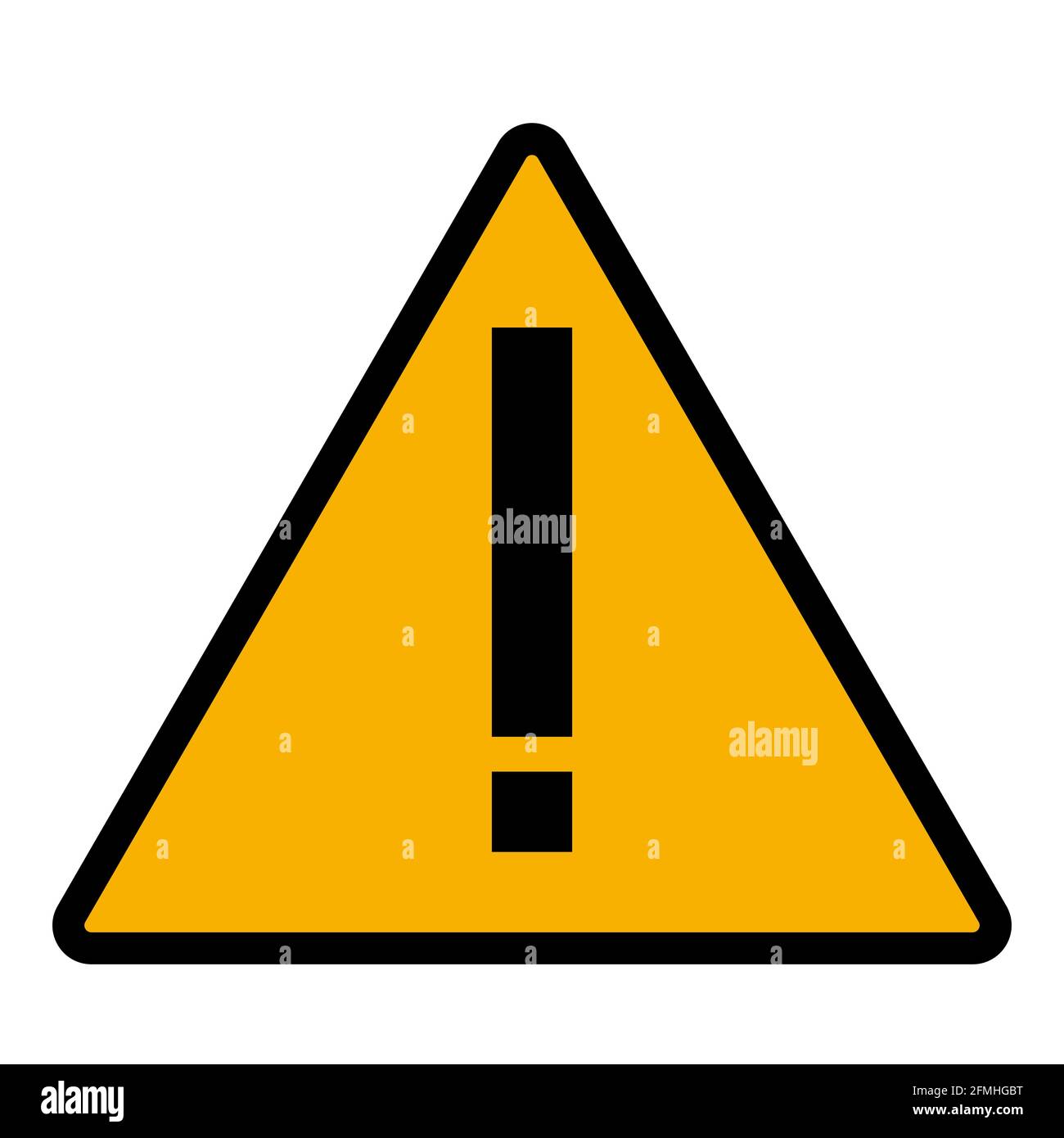 Yellow warning sign Stock Vector Image & Art - Alamy
