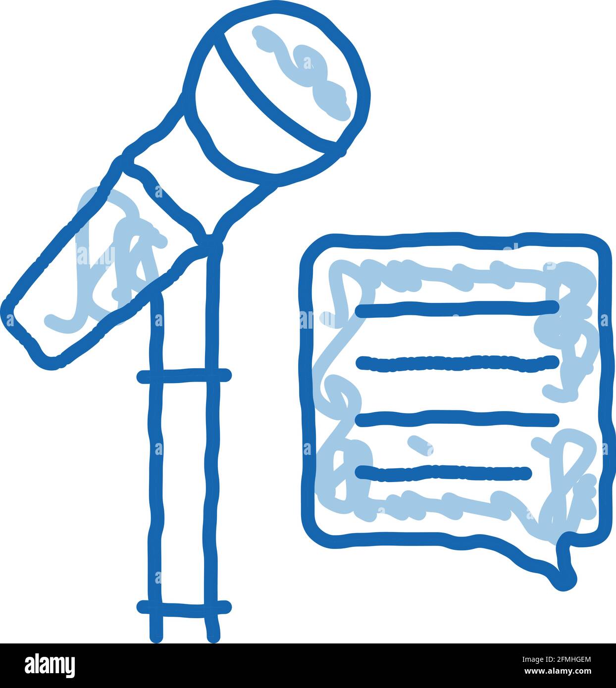 Replica Talking in Microphone Icon Vector Stock Vector Image & Art - Alamy