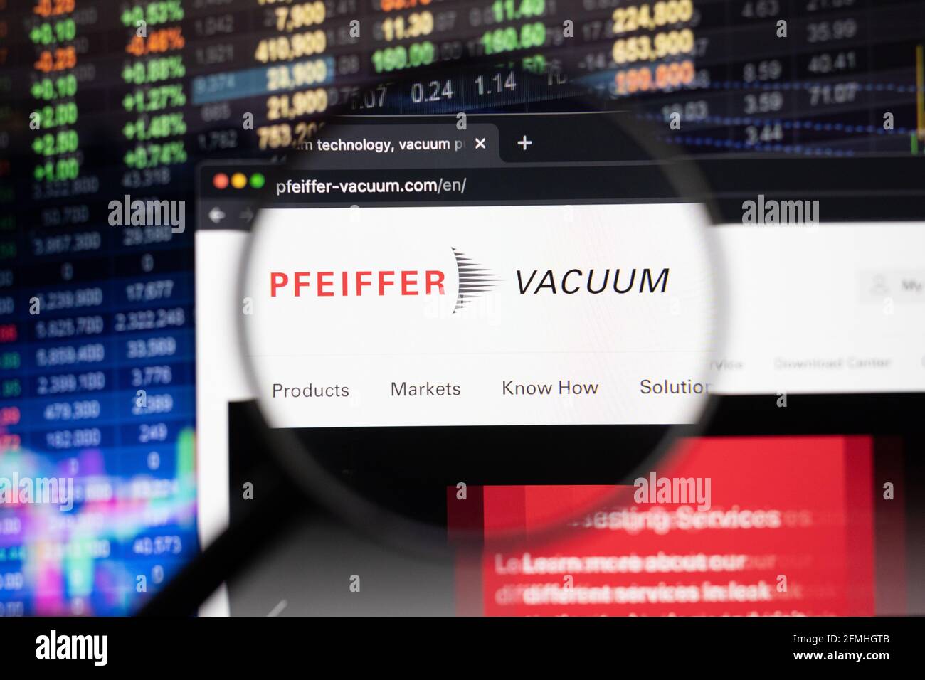 Pfeiffer vacuum logo hi-res stock photography and images - Alamy