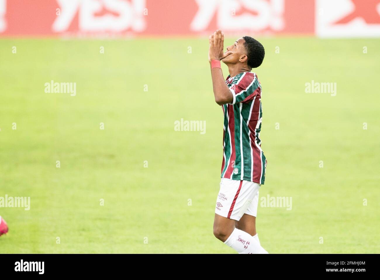Rio, Brazil - may 9, 2021: Kayky player in match between Fluminense vs ...