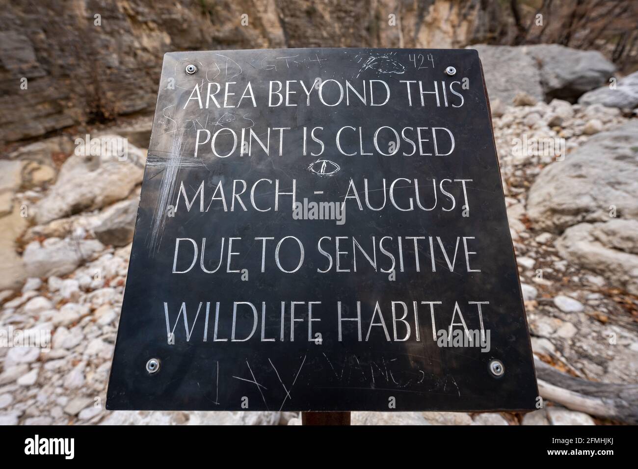 Protecting the habitat sign hi-res stock photography and images - Alamy