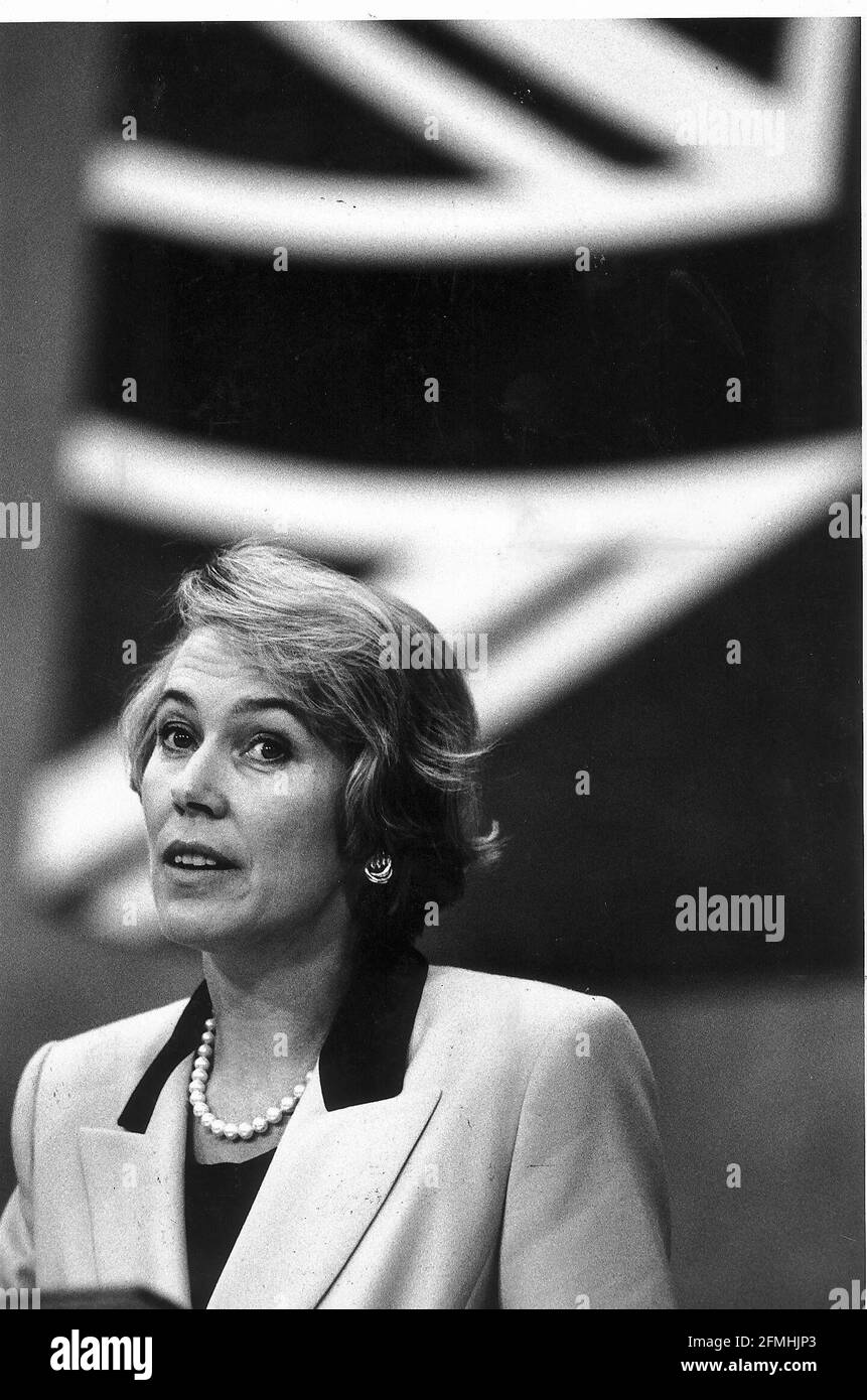 Virginia Bottomley Conservative MP at the Tory party conference Stock ...