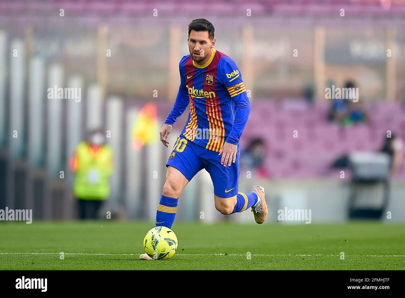 Lionel Messi of FC Barcelona during the La Liga match between FC ...