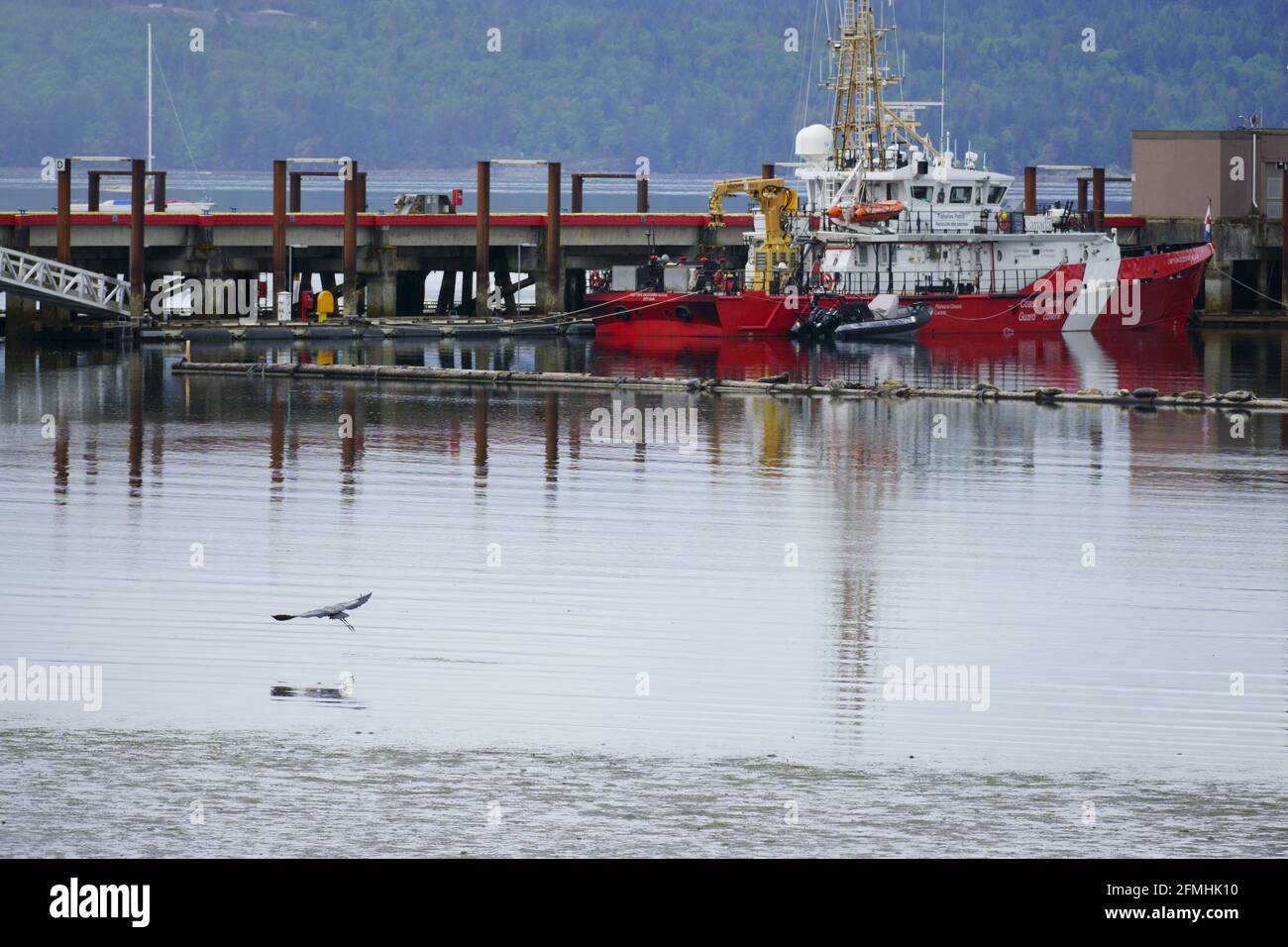 Canadian coast guard ship Goddard alongside at Patricia Bay coast guard ...