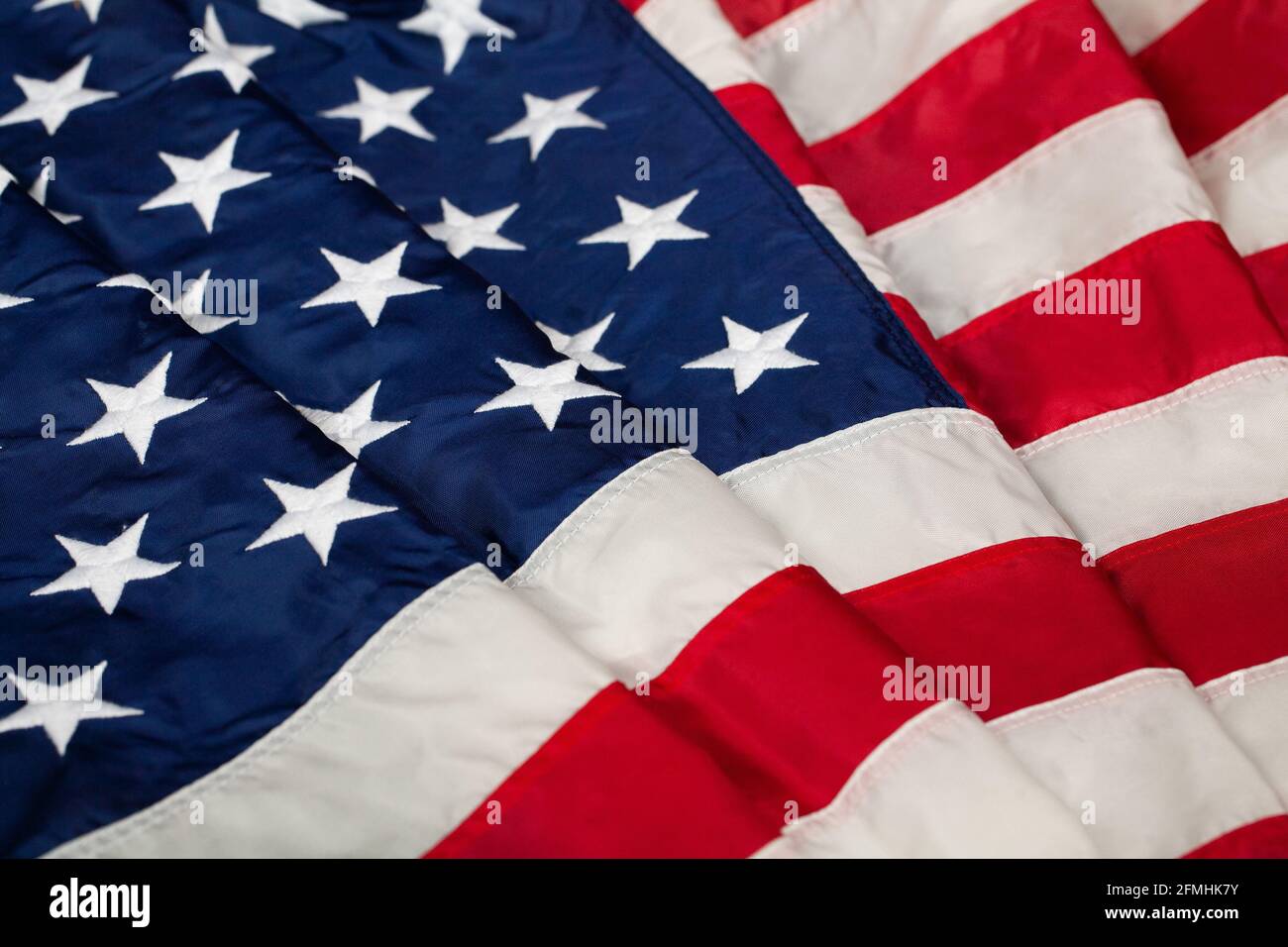 Waved flag of United States of America background Stock Photo - Alamy