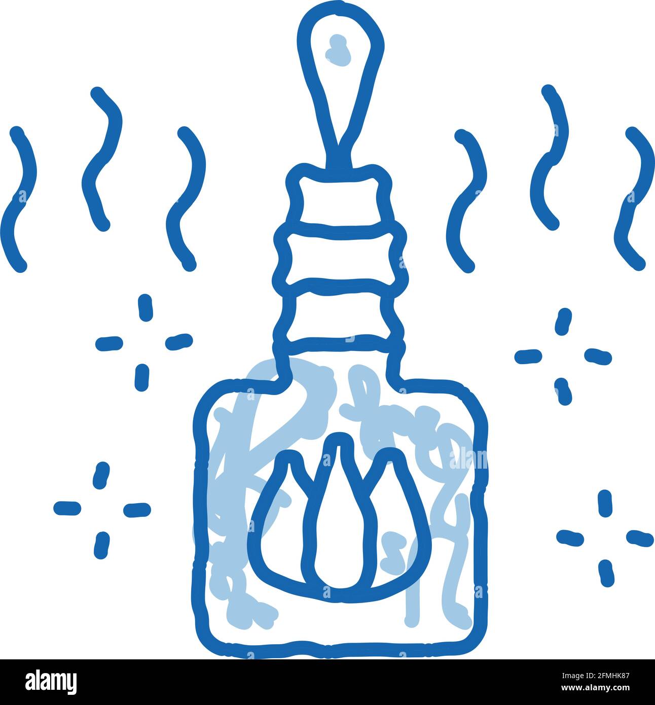 burning gas fuel doodle icon hand drawn illustration Stock Vector Image ...