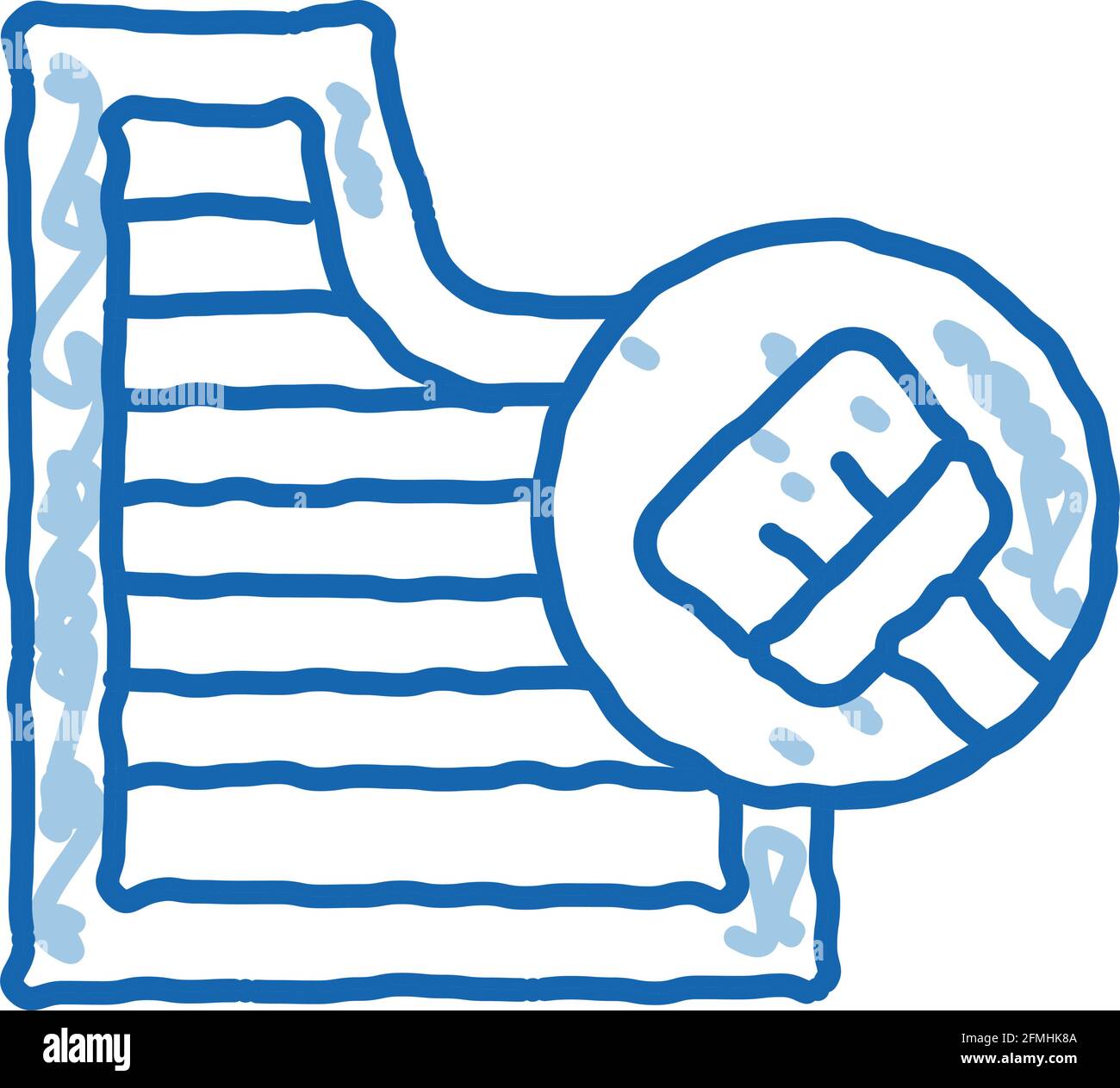 machine cleaning place doodle icon hand drawn illustration Stock Vector ...