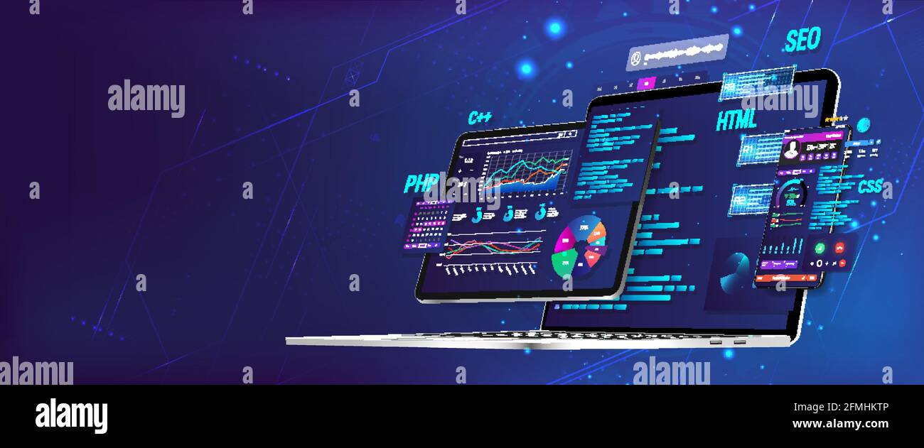 Banner Software UI and development for different devices. Business App ...