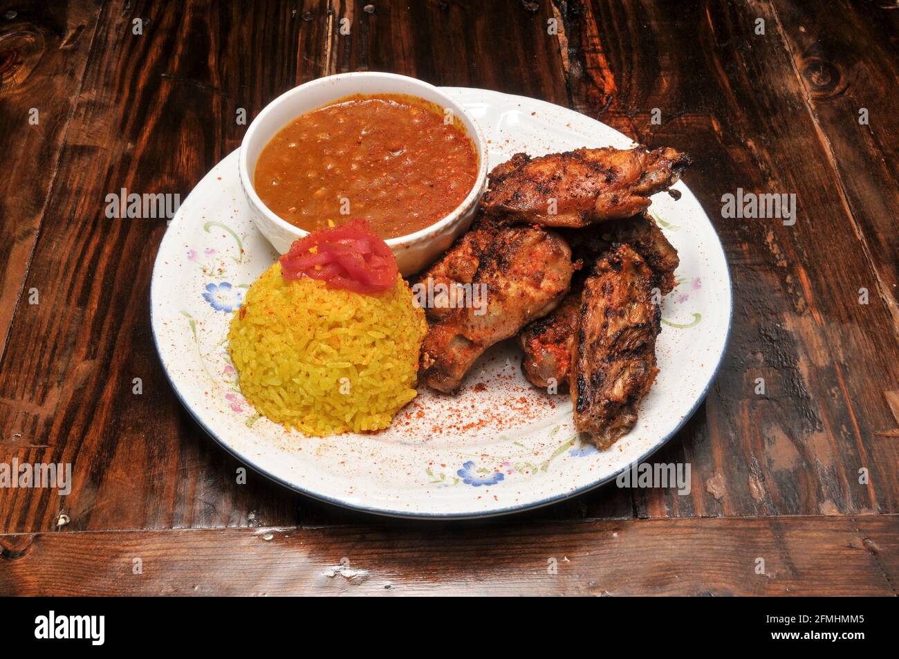American cuisine dish known as chicken wings Stock Photo - Alamy