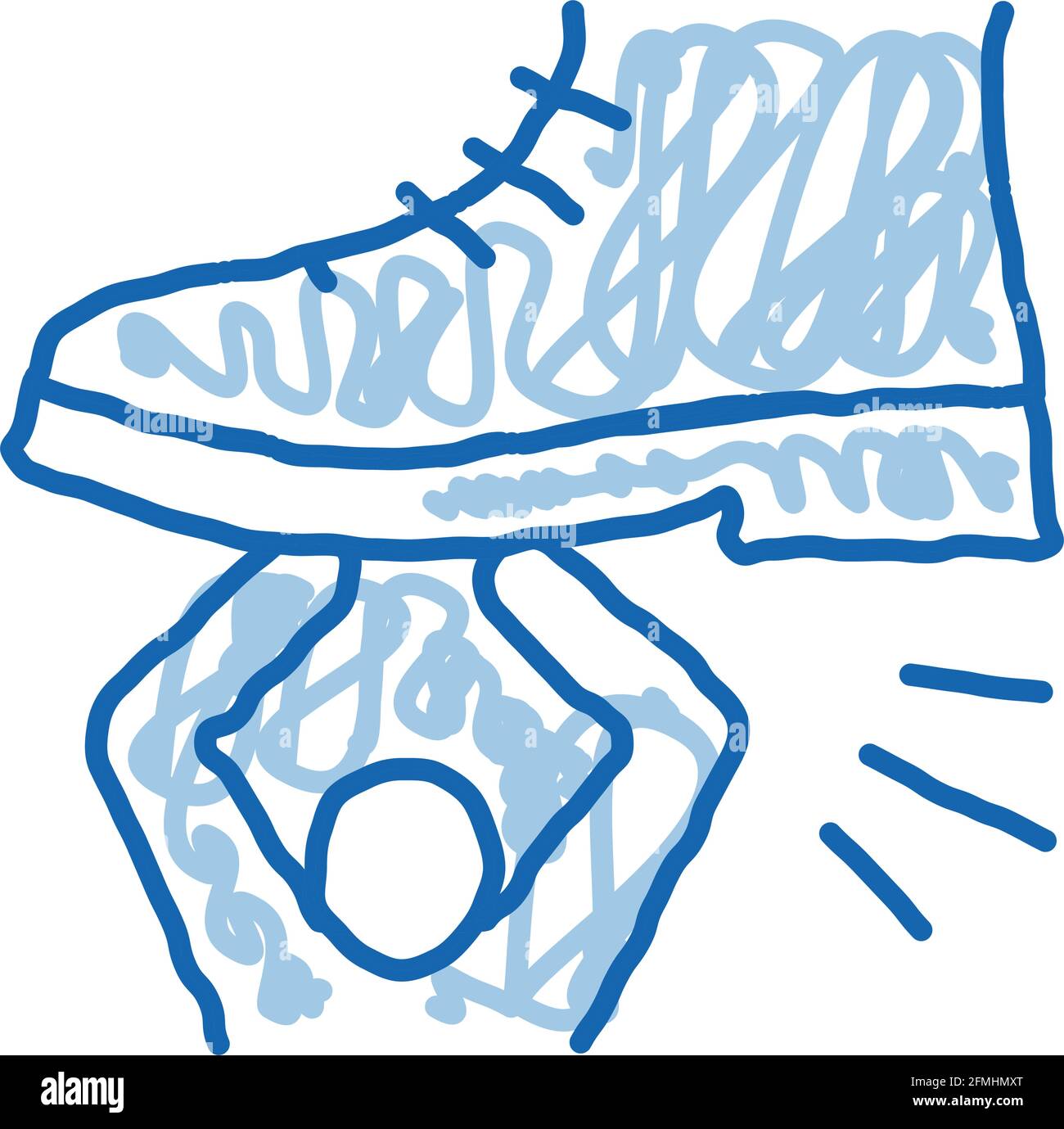 human suppression doodle icon hand drawn illustration Stock Vector ...