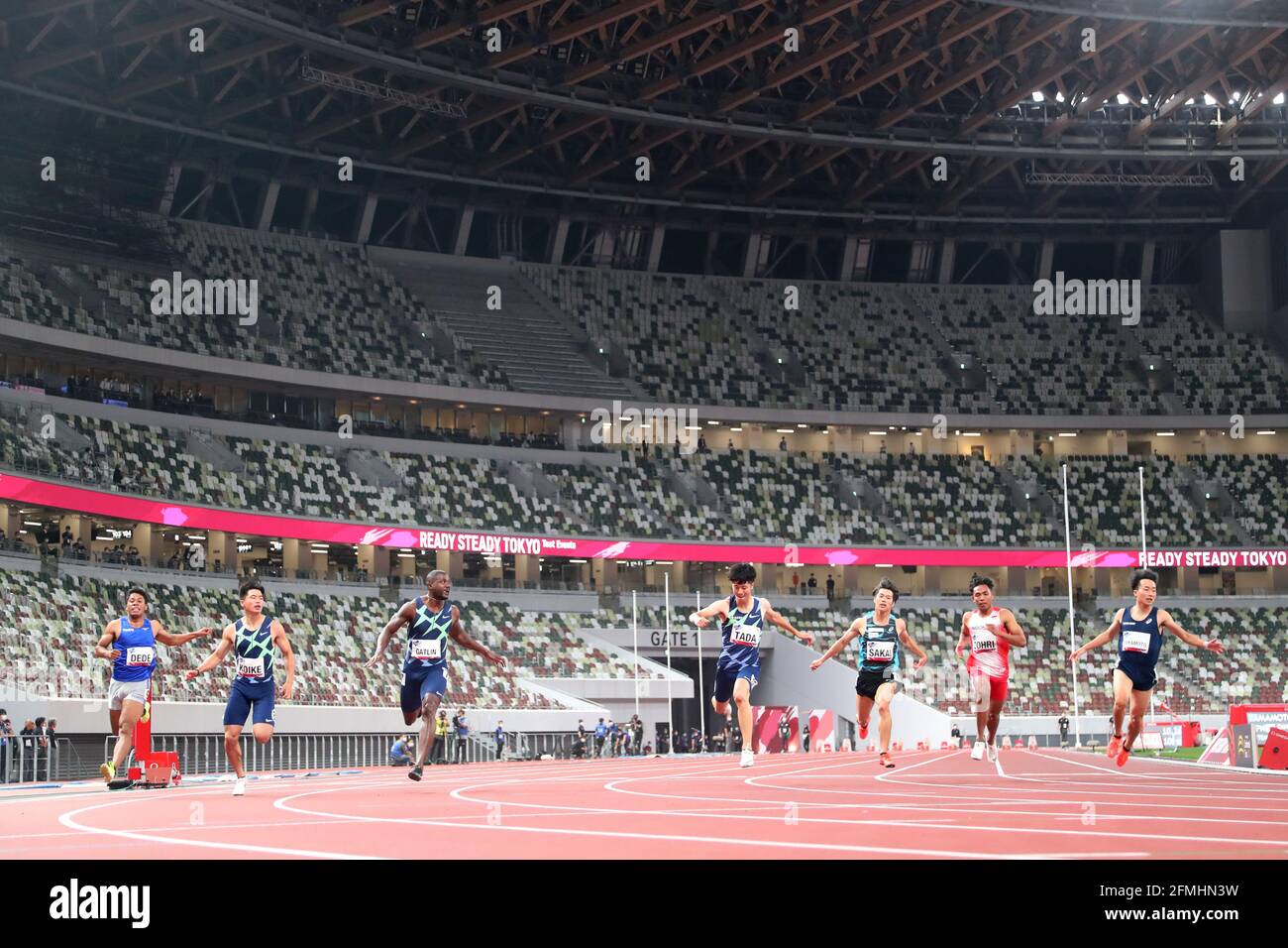 Tokyo, Japan. 9th May, 2021. (L-R) Dede Bruno, Yuki Koike, Justin ...