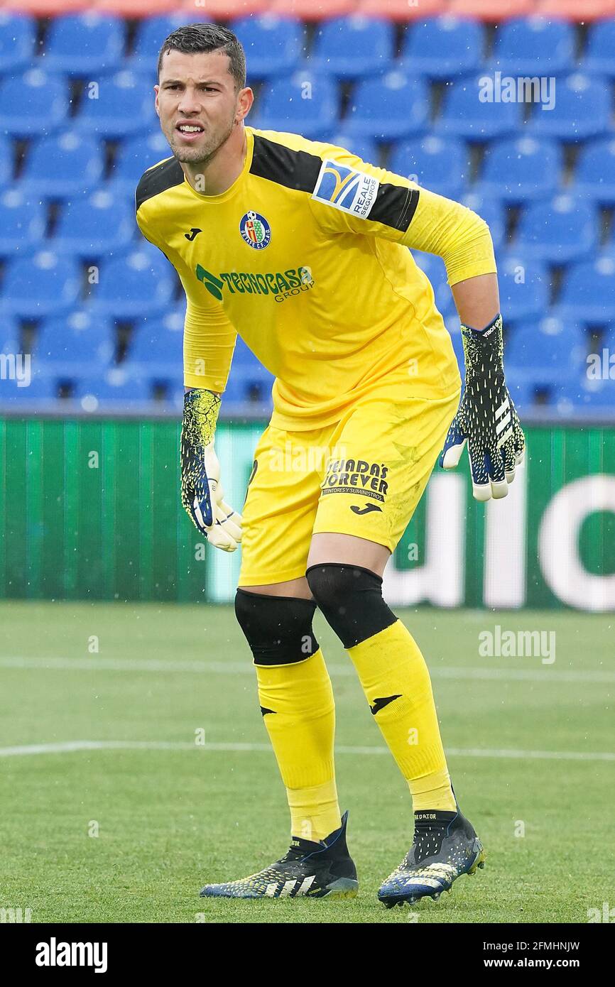 Getafe CF's David Soria during La Liga match. May 9,2021. (Photo by ...