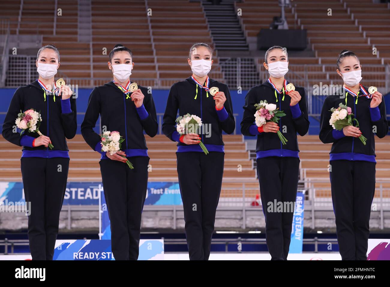 Tokyo, Japan. 8th May, 2021. Japan team group (JPN) Rhythmic Gymnastics ...