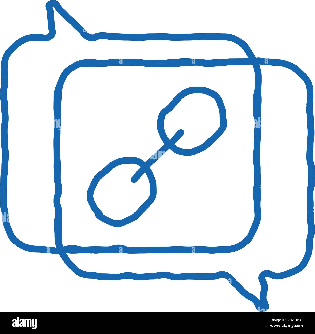Coincidence meeting Stock Vector Images - Alamy