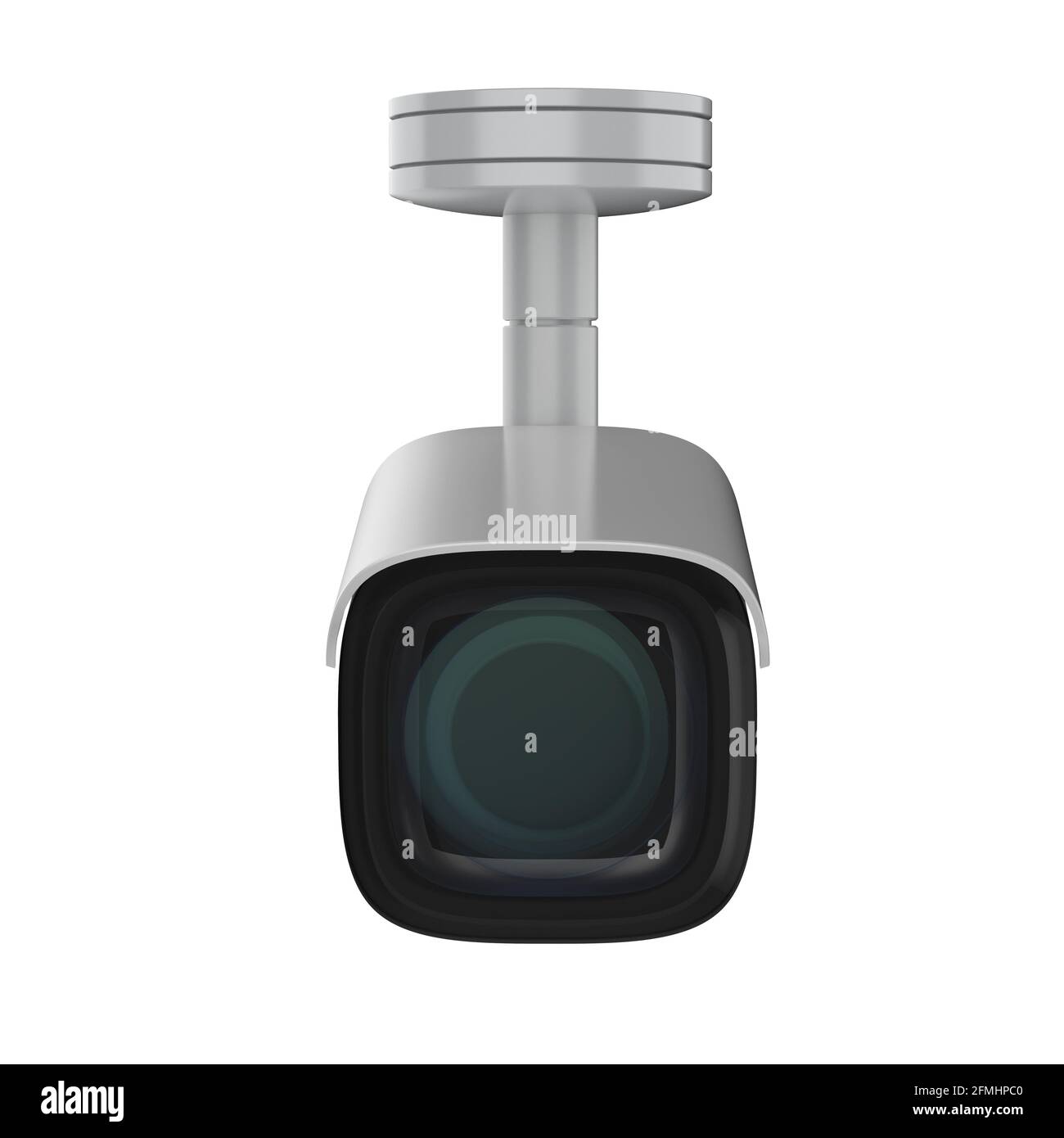 3d rendering security camera or cctv camera isolated on white Stock ...