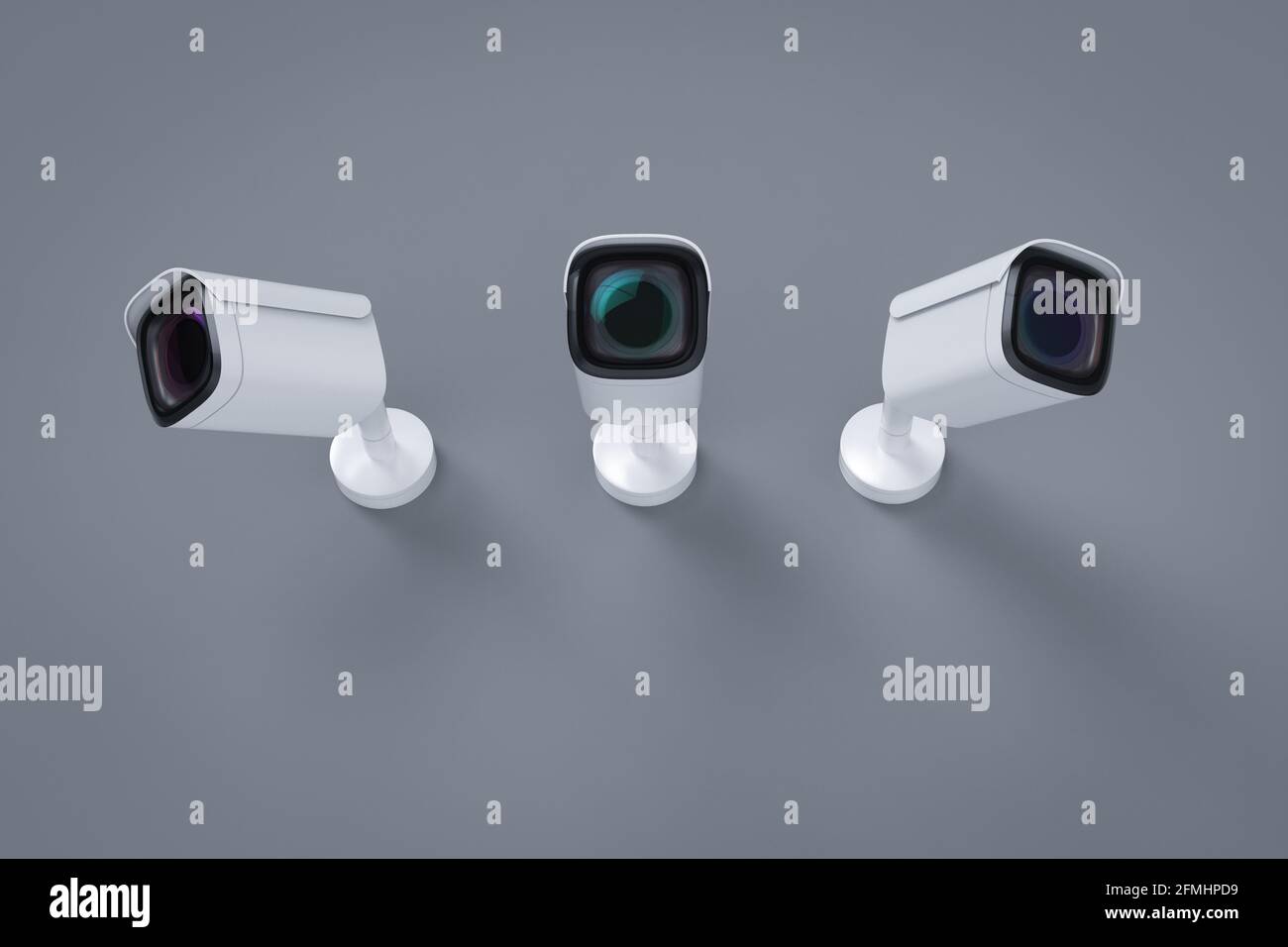 3d rendering security camera or cctv camera on wall Stock Photo - Alamy