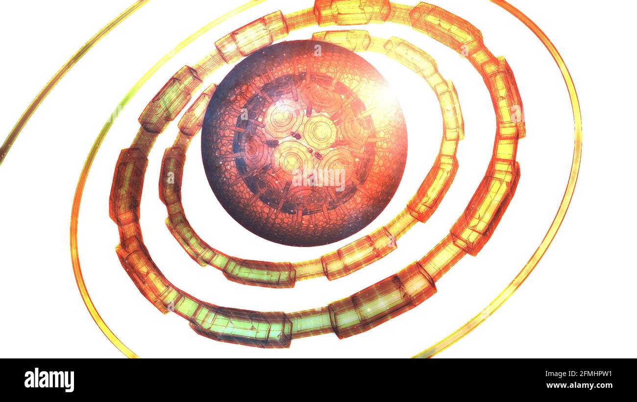 Futuristic globalization interface, a sense of science and technology ...