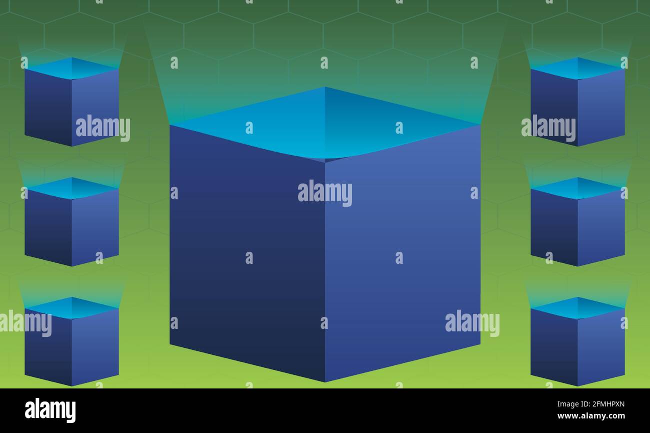 Perspective of size Stock Vector Images - Alamy