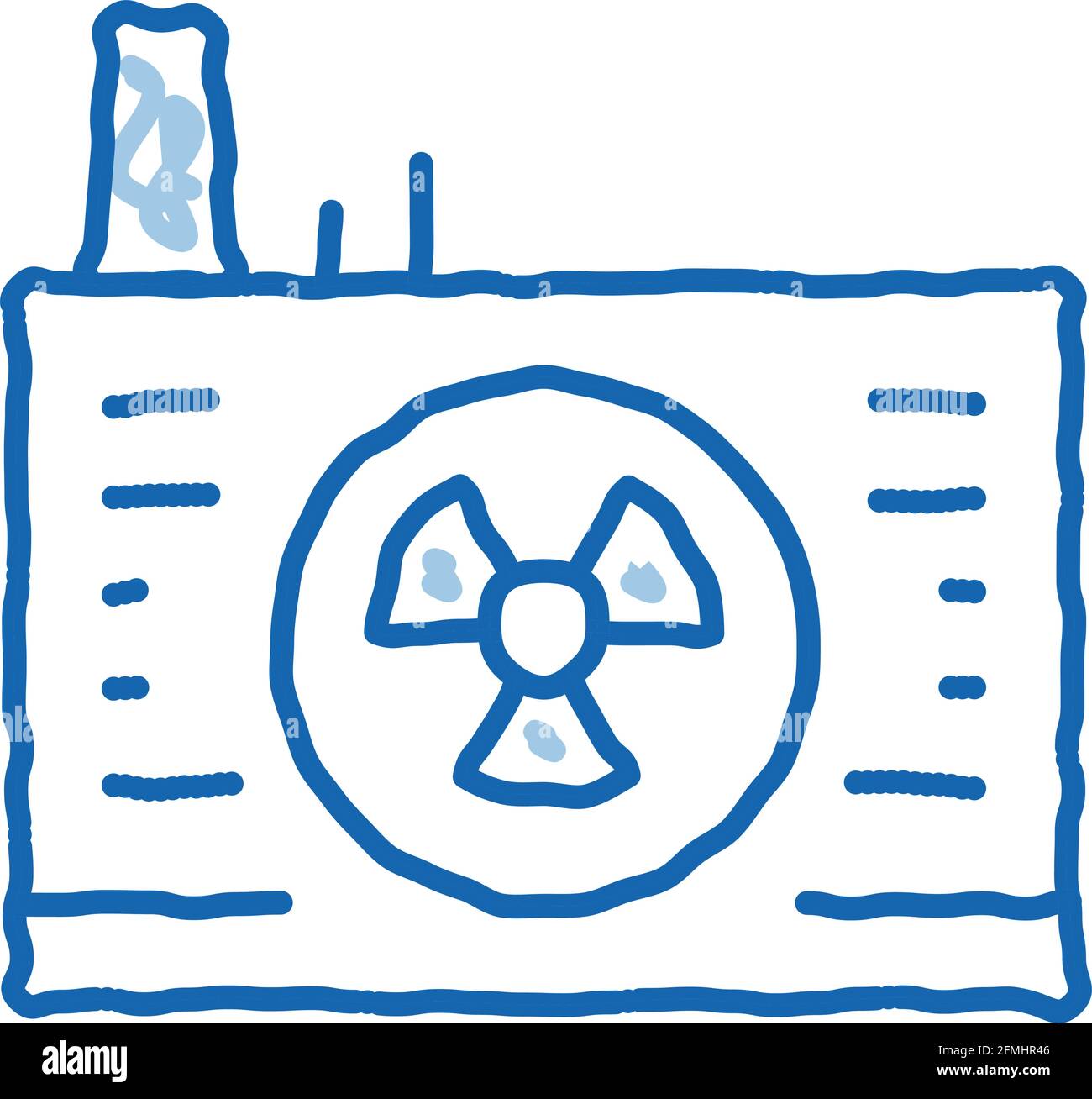 windmill factory doodle icon hand drawn illustration Stock Vector Image ...
