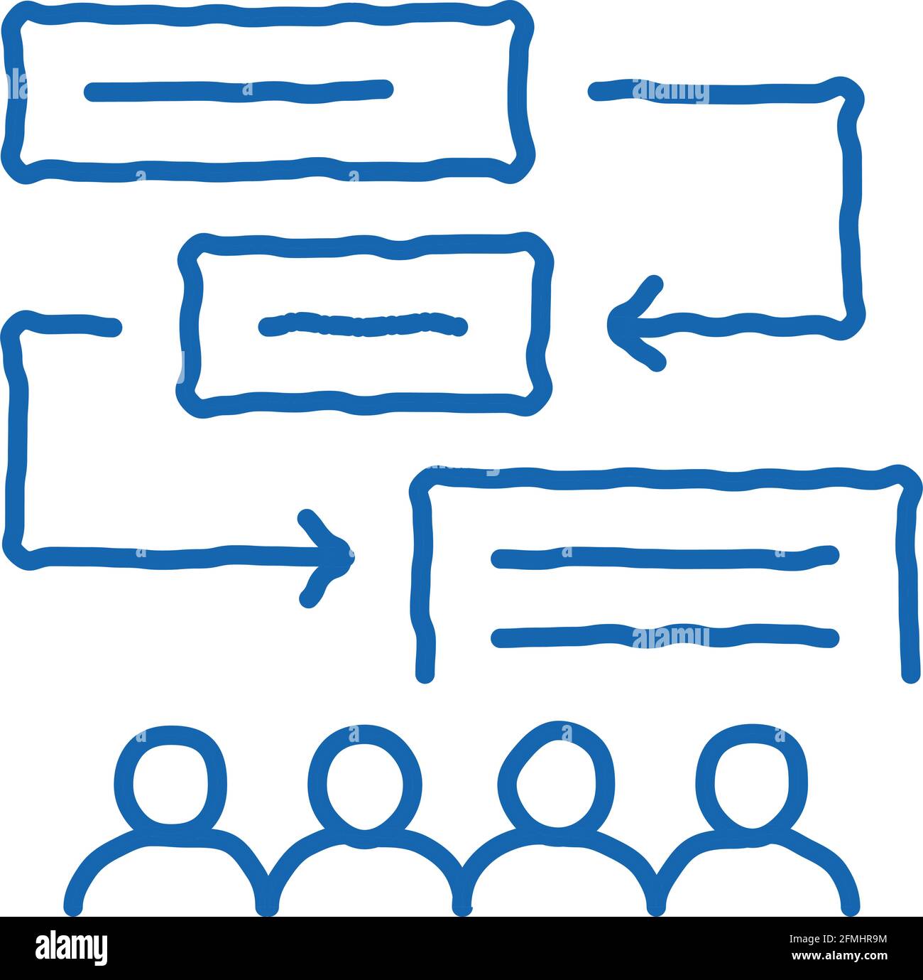 Replacement Components Of Algorithm Doodle Icon Hand Drawn Illustration Stock Vector Image And Art