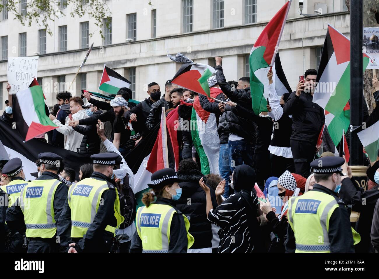 Hundreds attend a 'respect our veterans' march in London in support of ...