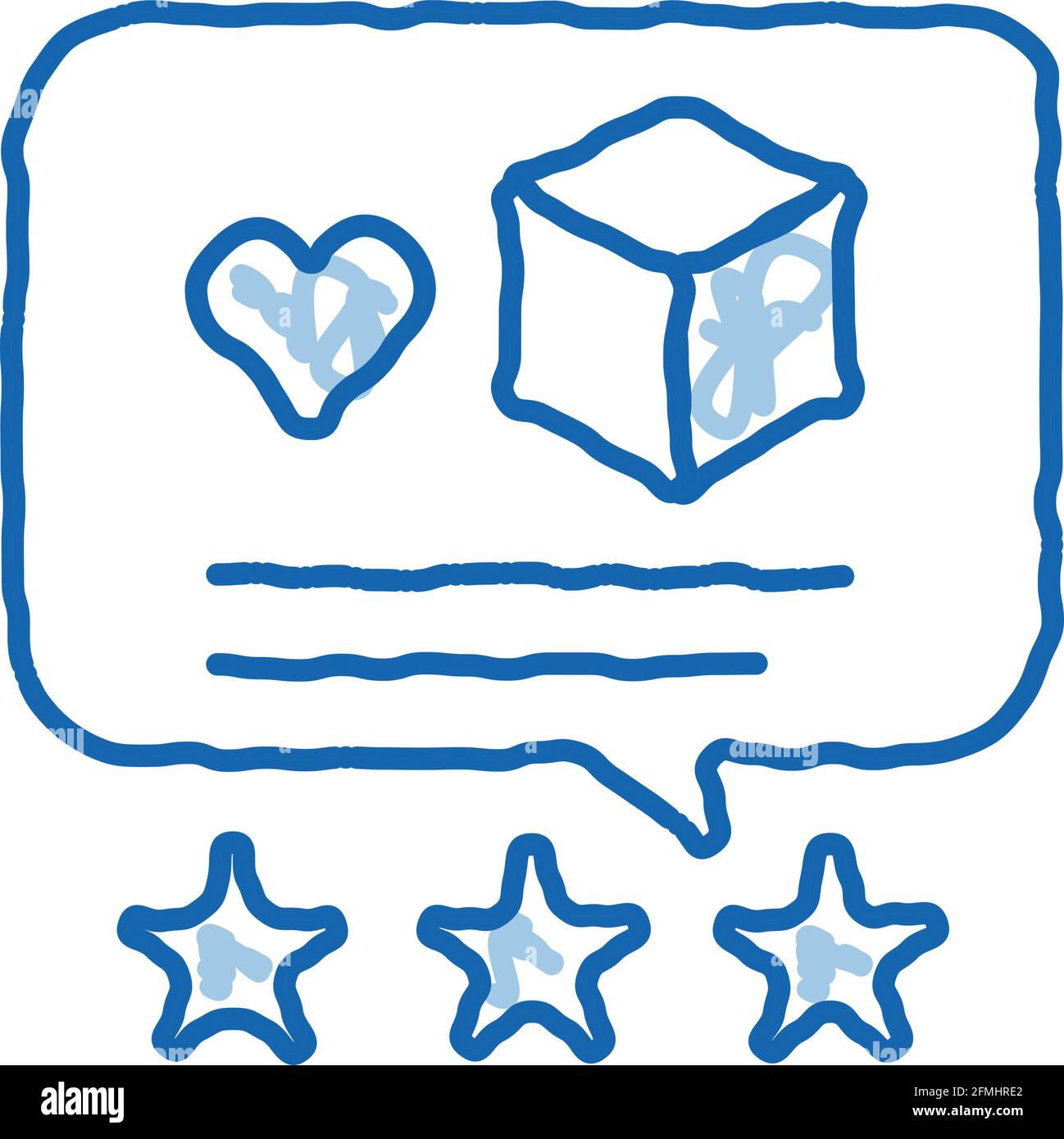 package delivery estimate doodle icon hand drawn illustration Stock ...