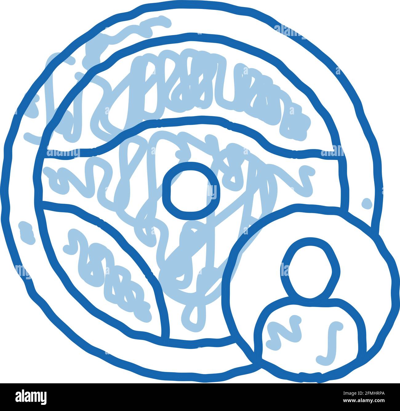 personal driver doodle icon hand drawn illustration Stock Vector Image ...