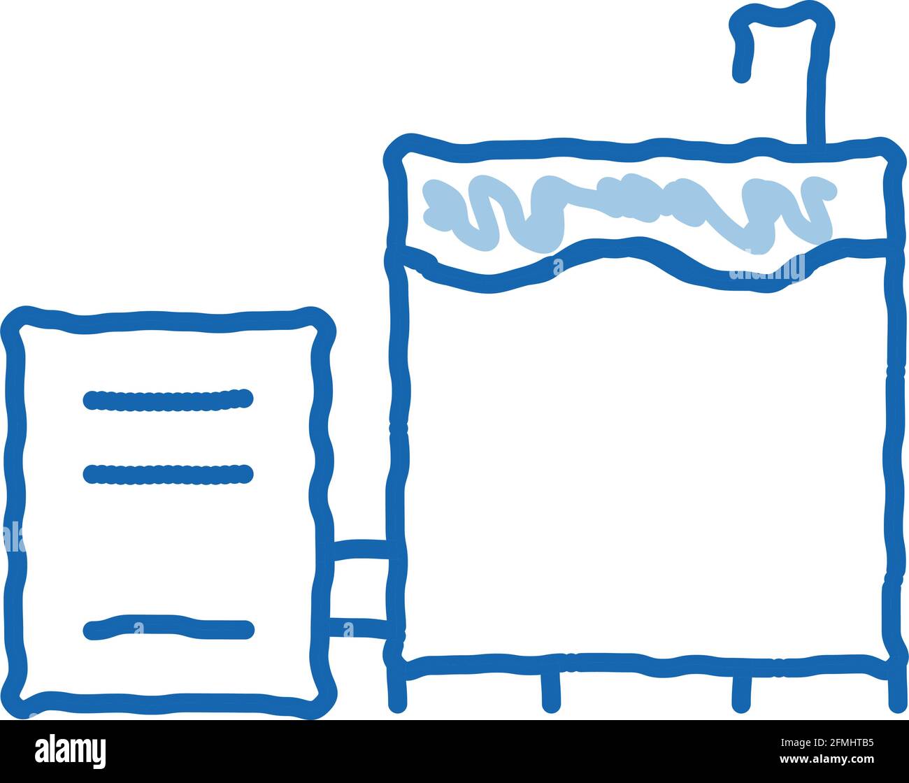 milk fullness doodle icon hand drawn illustration Stock Vector Image ...