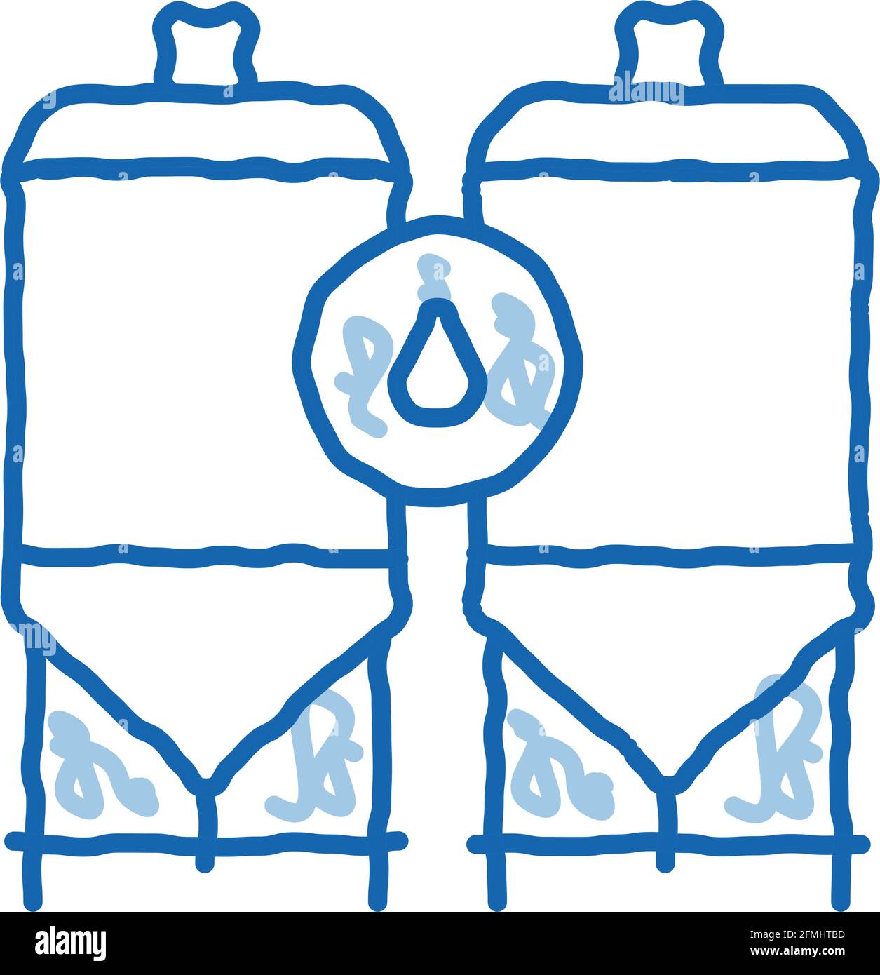 water machines doodle icon hand drawn illustration Stock Vector Image ...