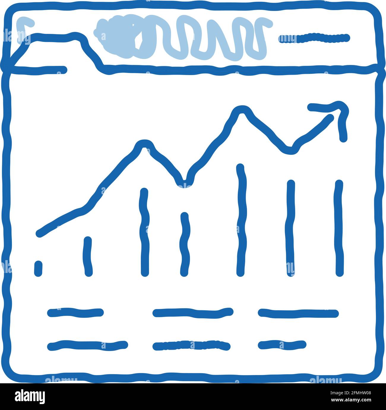 growth up doodle icon hand drawn illustration Stock Vector Image & Art ...