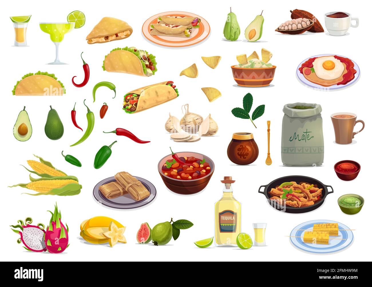 Cartoon Food And Drink