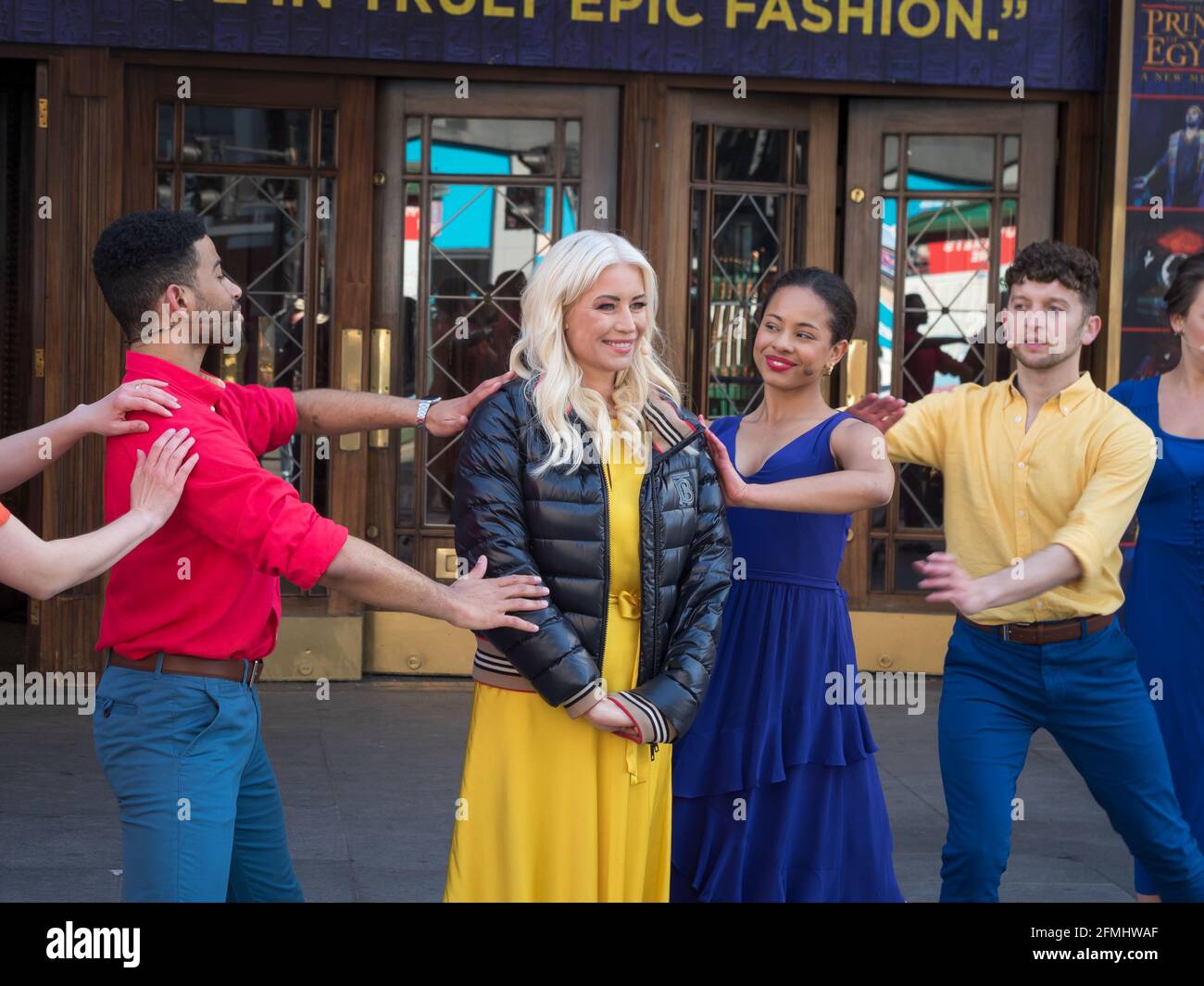 Dominion Theatre Outdoor Rehearsal with Denise Van Houten for the ...