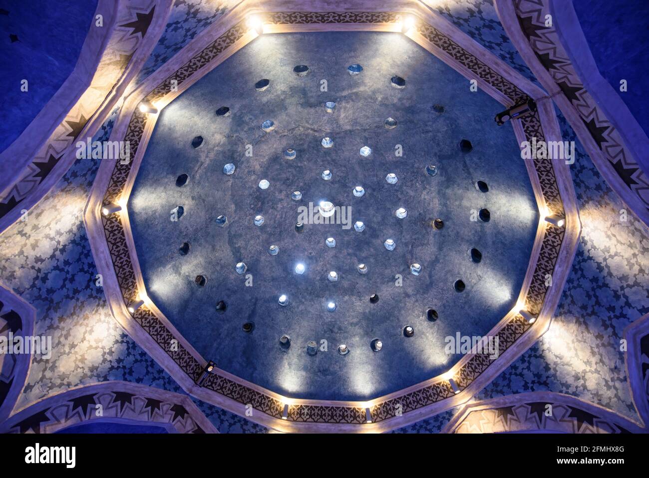Burgas, Bulgaria. Aquae Calidae, restored ottoman bathroom of Suleiman ...
