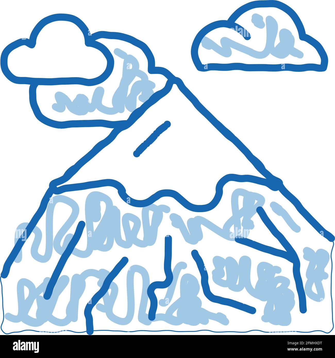 Blue ridge mountain lake Stock Vector Images - Alamy