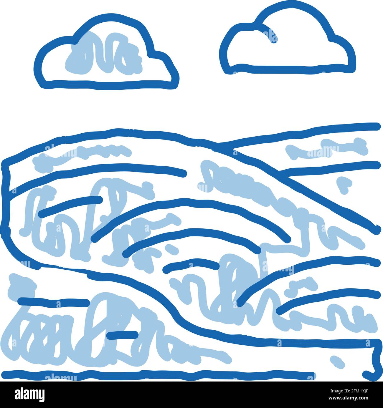 Dam and river with clouds Stock Vector Images - Alamy